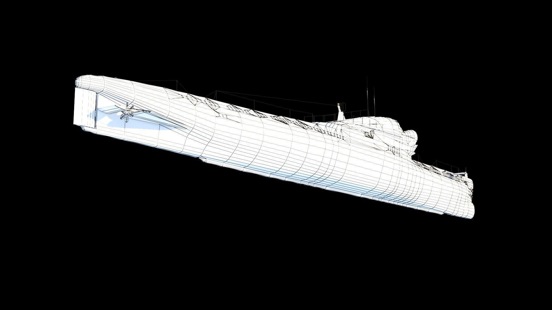 Project 665 Whiskey Long Bin submarine 3D model | CGTrader