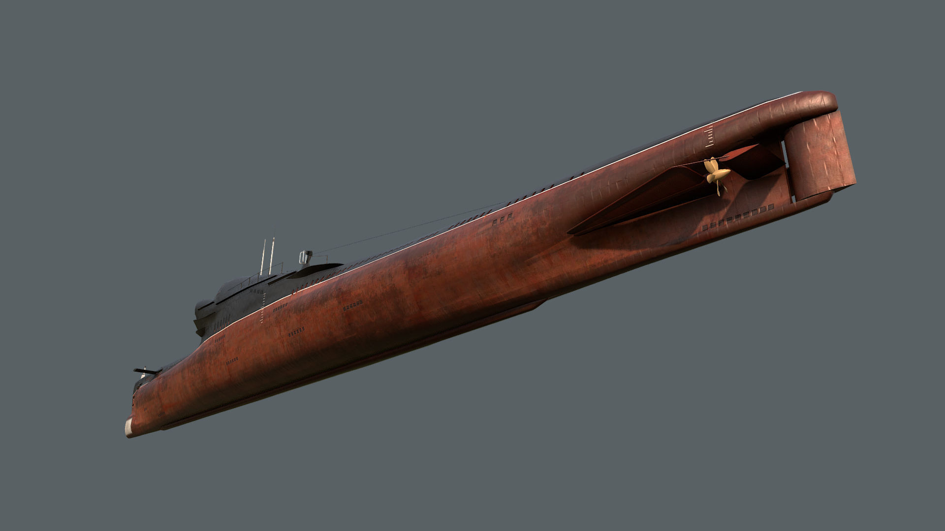 Project 665 Whiskey Long Bin submarine 3D model | CGTrader