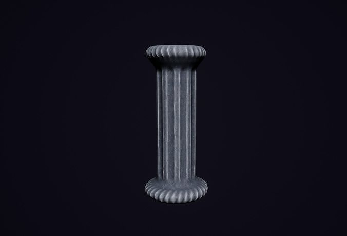 3D model Column Pillar VR / AR / low-poly | CGTrader