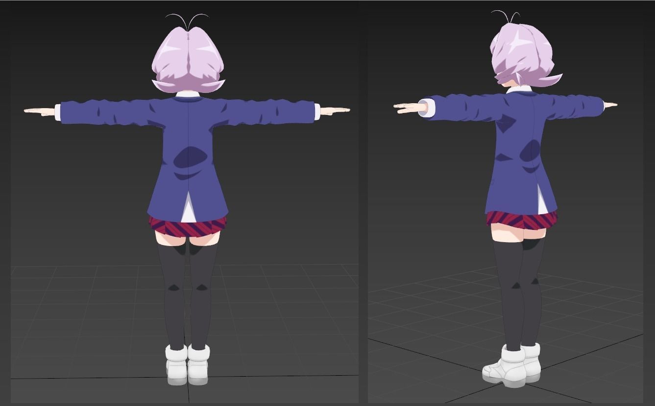 Osana Najimi Komi-san cant communicate VRChat 3D model rigged | CGTrader