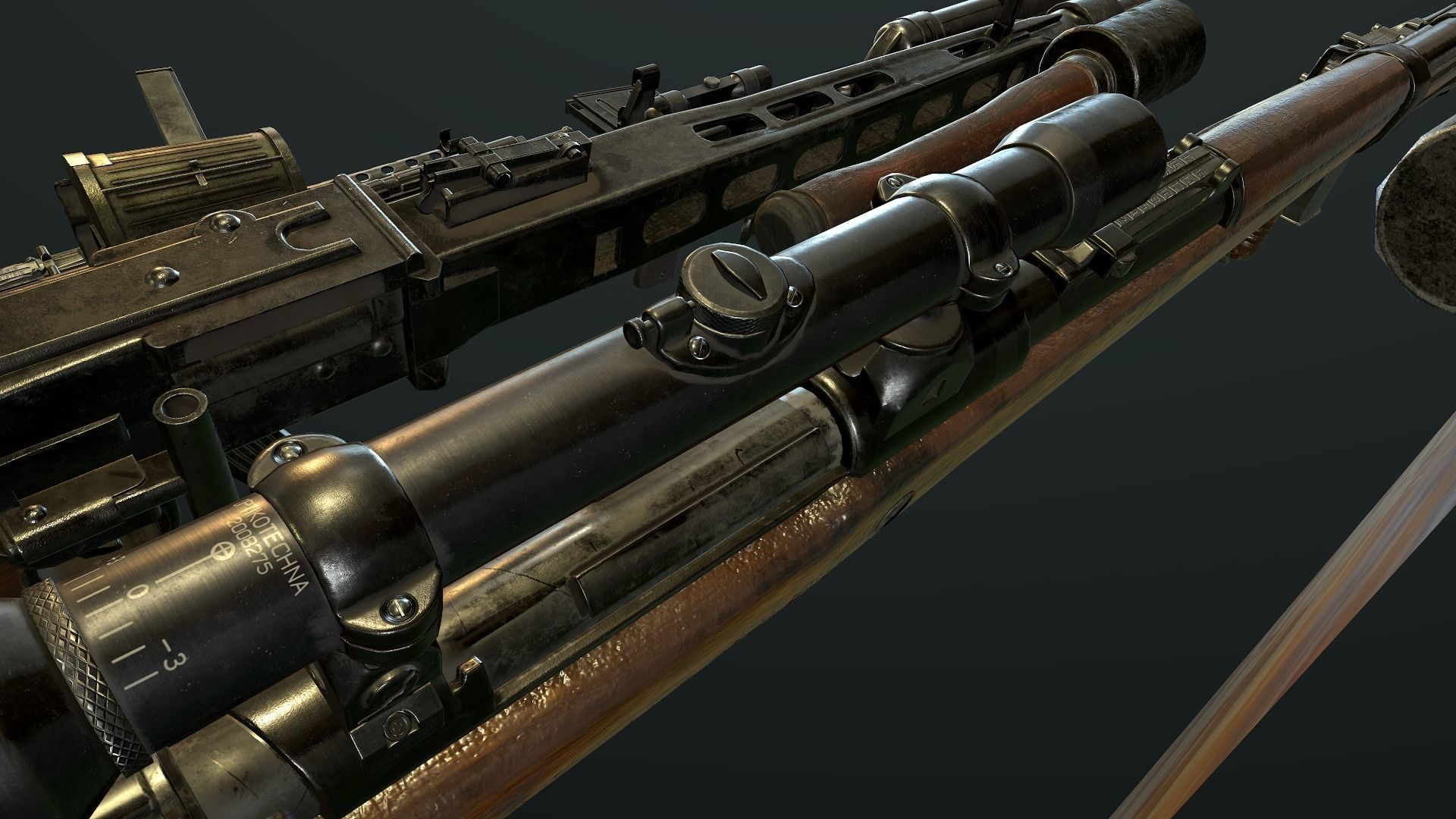 3D Model Collection WW2 German Weapons Pack VR / AR / low-poly | CGTrader