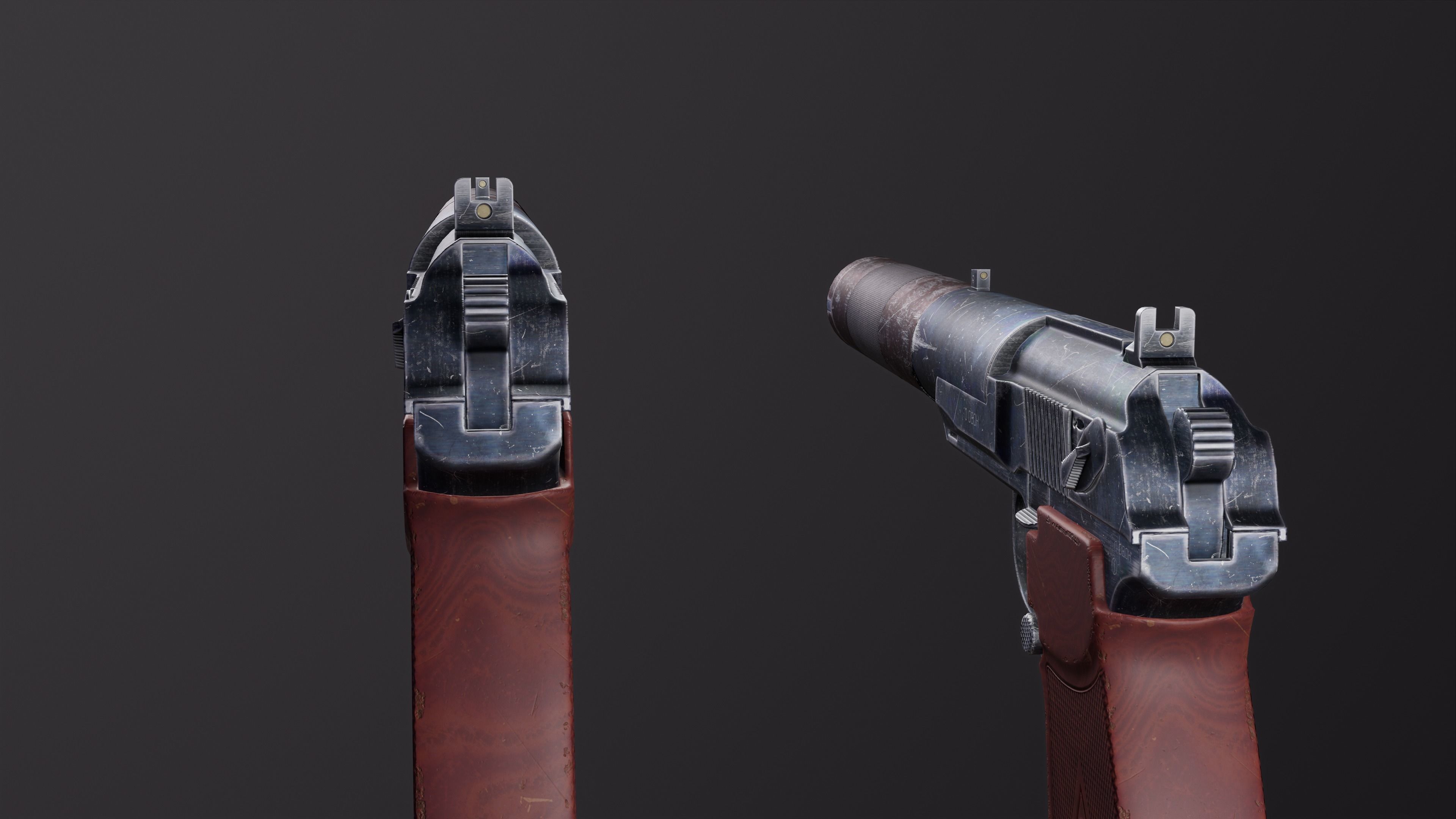 3D model PB Pistol VR / AR / low-poly | CGTrader