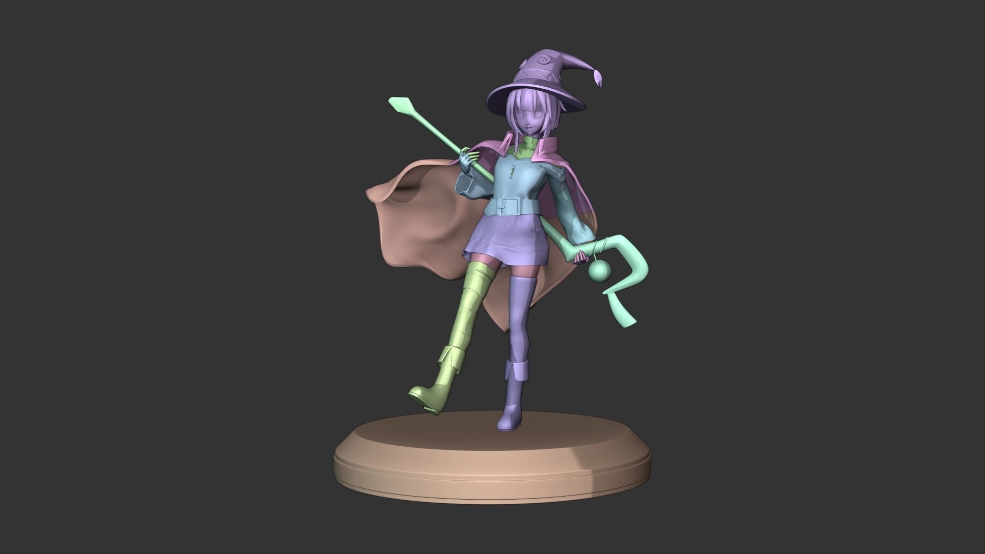 Konosuba - Megumin 3D Print Model 3D model 3D printable | CGTrader