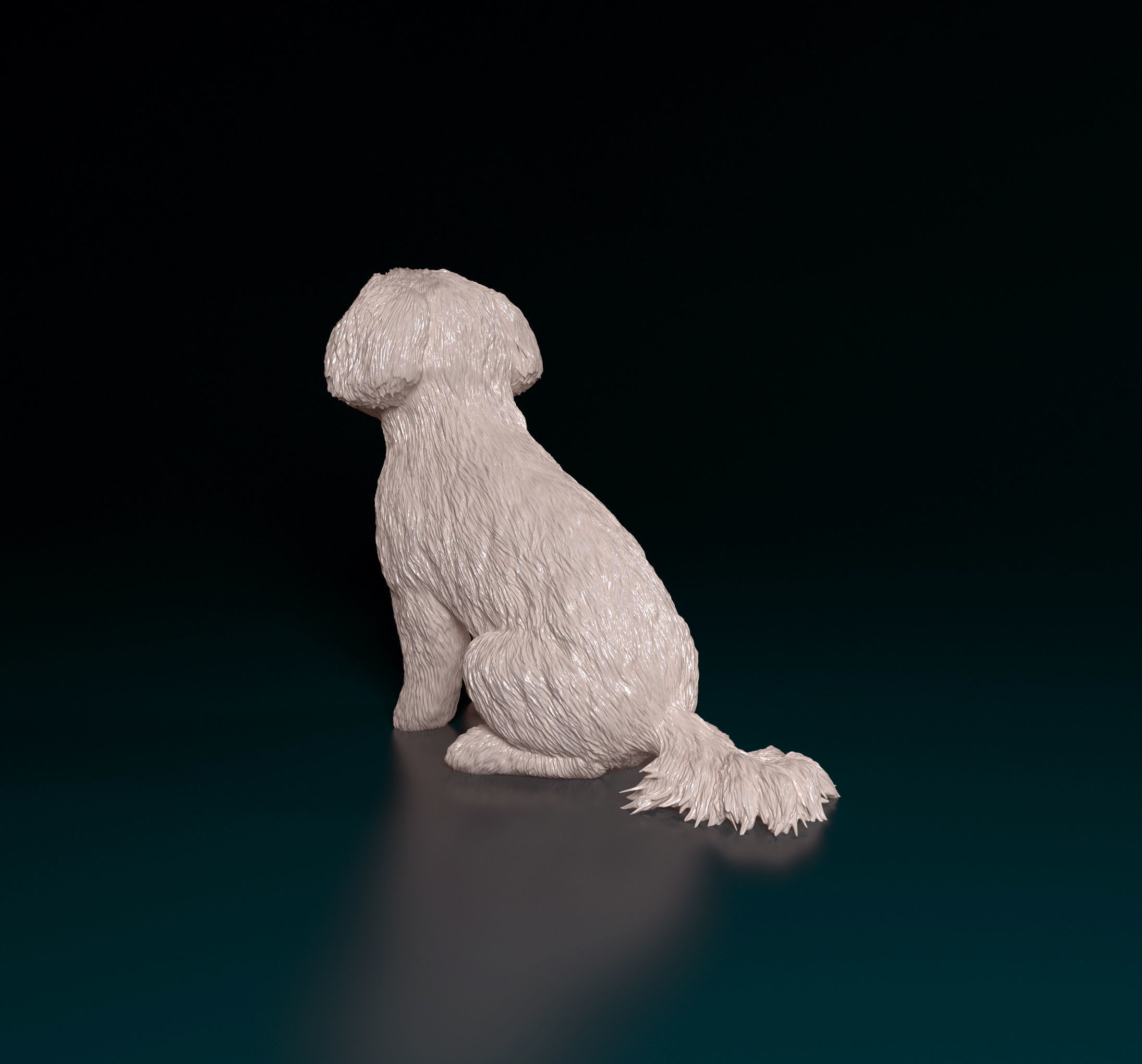 Maltese dog 3D model 3D printable | CGTrader
