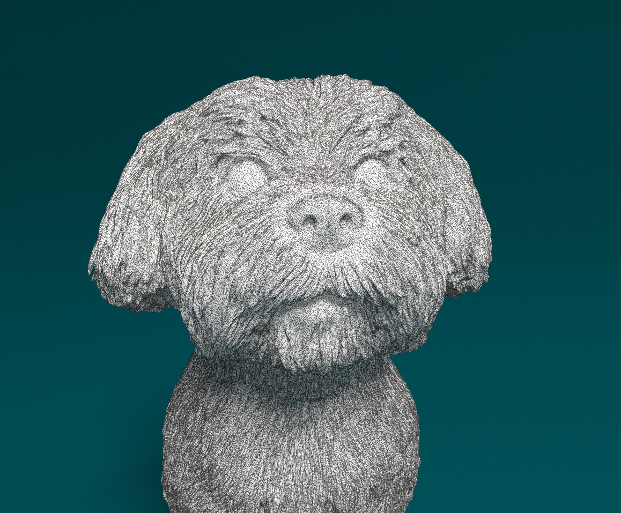 Maltese dog 3D model 3D printable | CGTrader