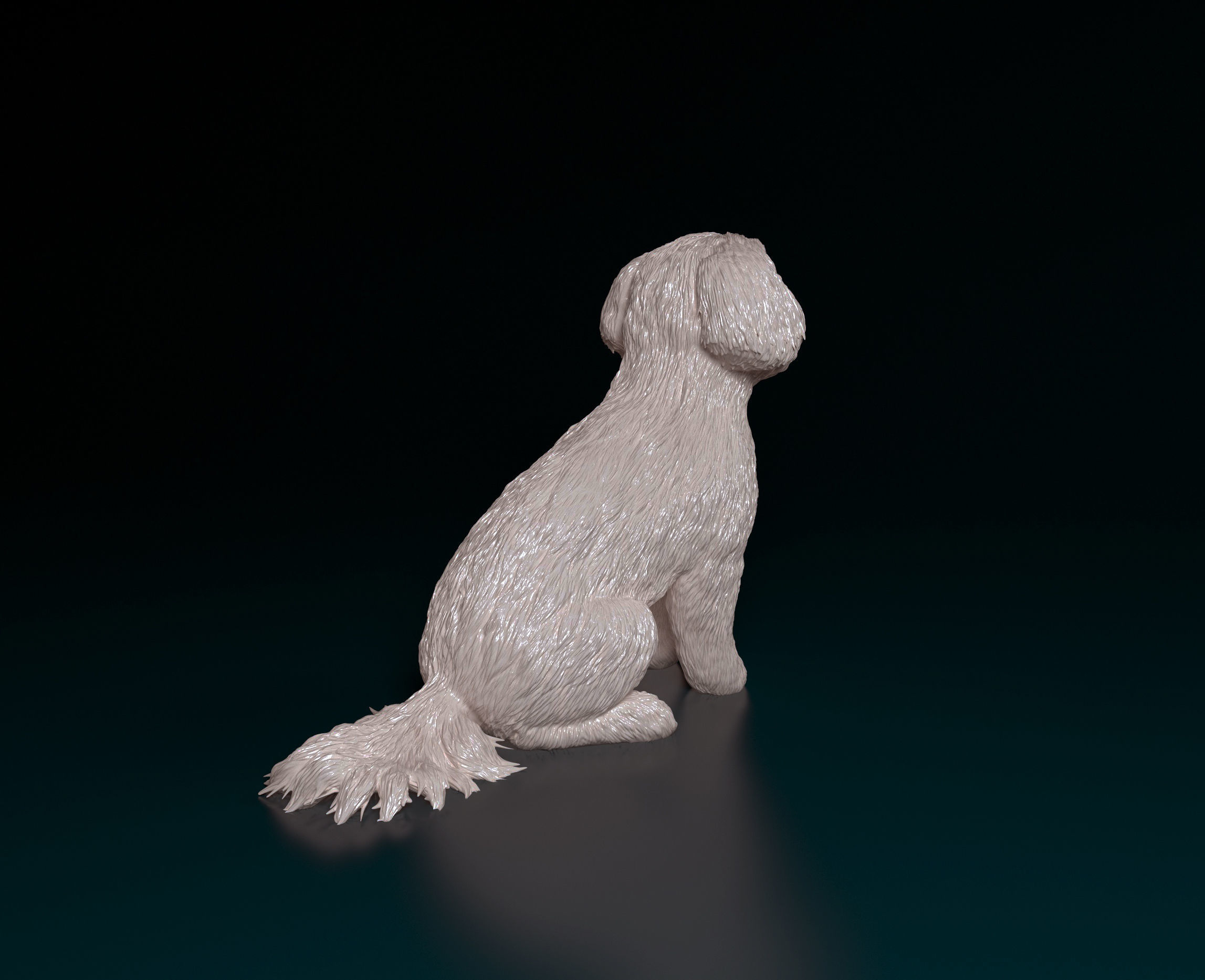 Maltese dog 3D model 3D printable | CGTrader