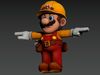 3D model Super Mario Builder-Rig-VR-AR Low-Poly 3D Model VR / AR / low ...