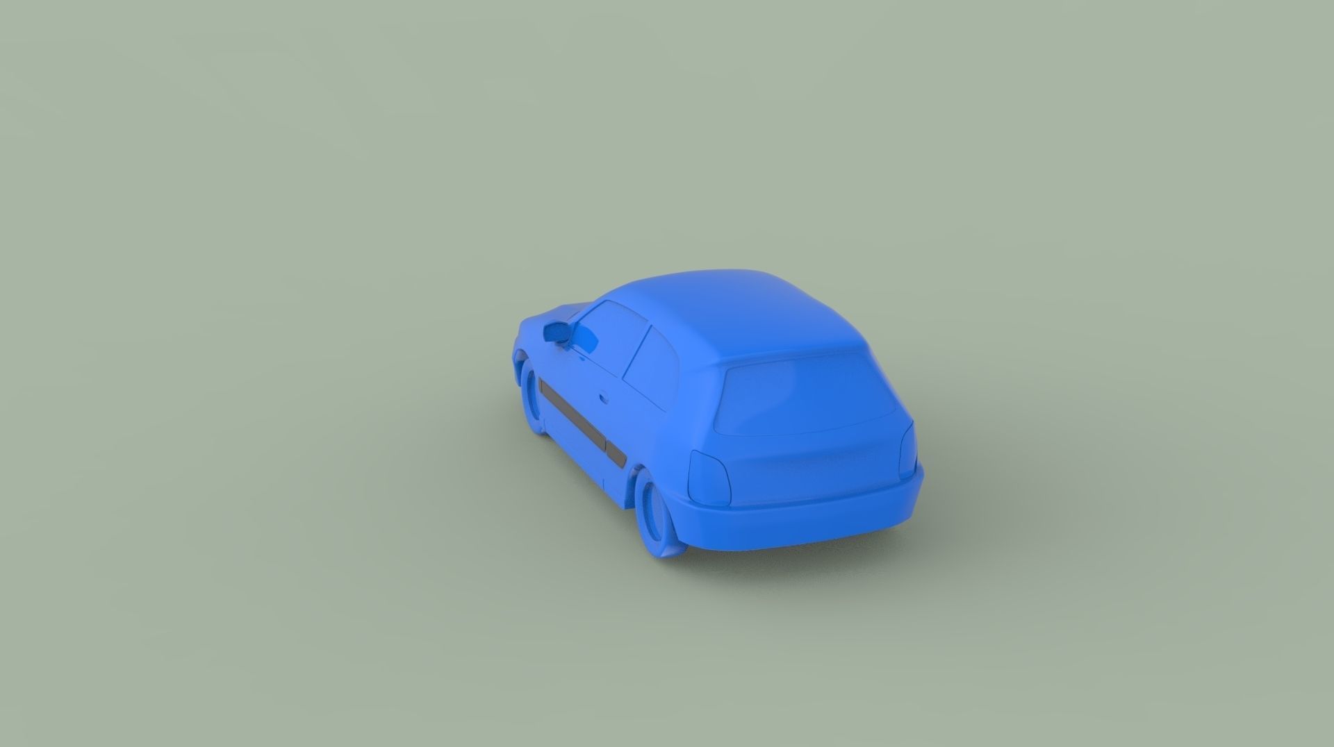 Toyota Starlet 1998 for 3D Print Model and High poly Model 3D model 3D printable | CGTrader