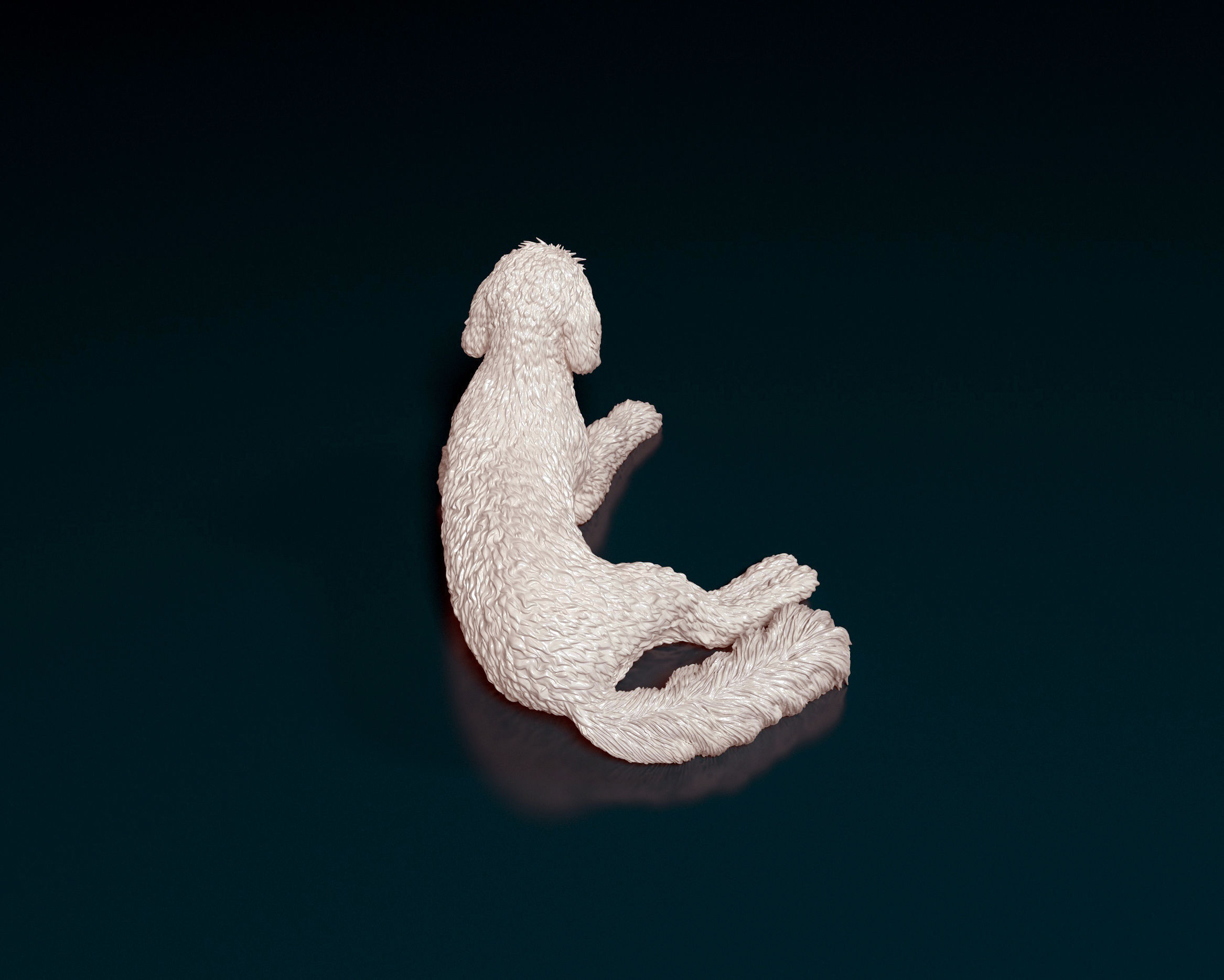 Old English Sheepdog 3D model 3D printable | CGTrader