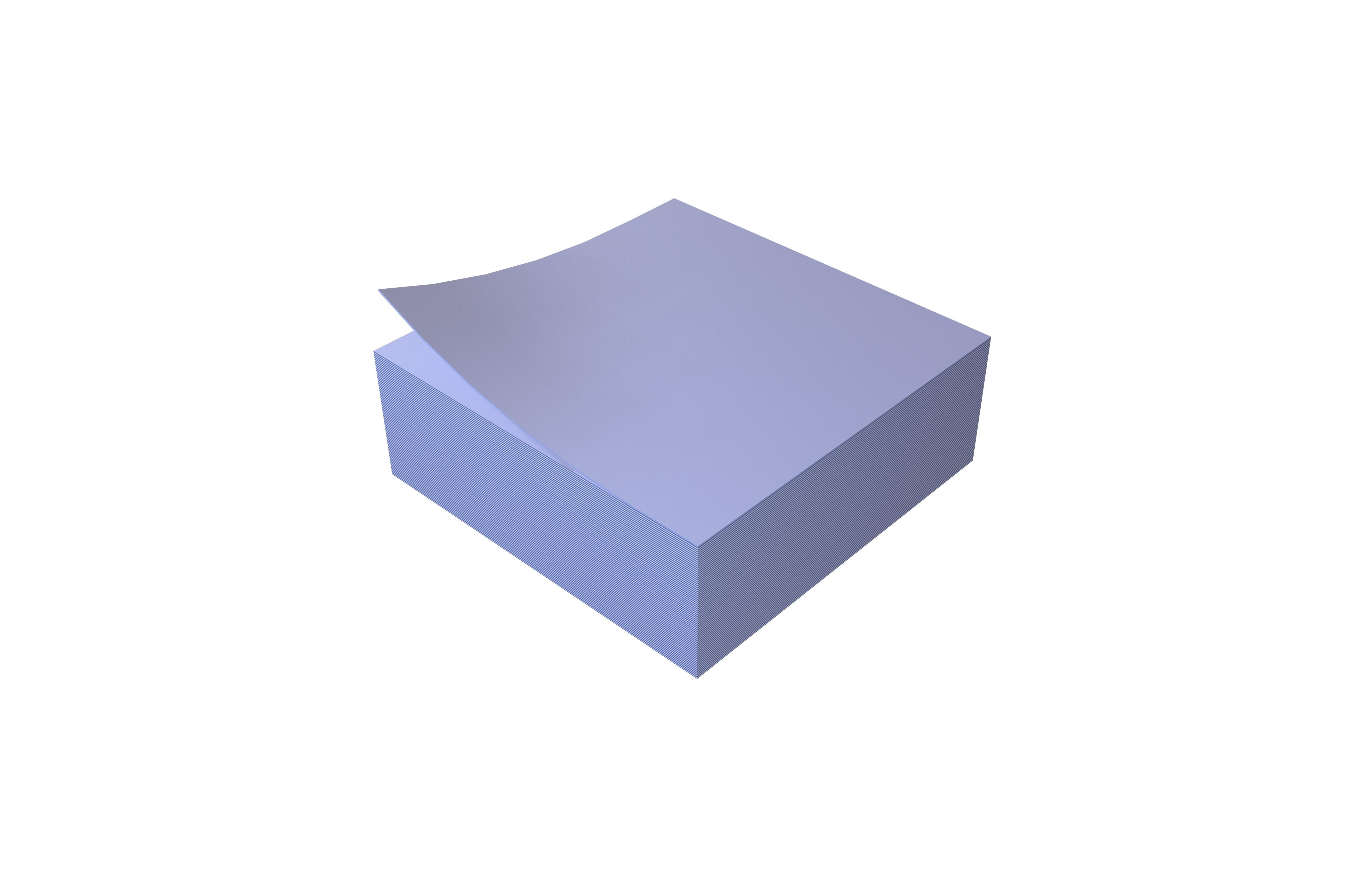 3D model Square Memo Note v1 003 VR / AR / low-poly | CGTrader