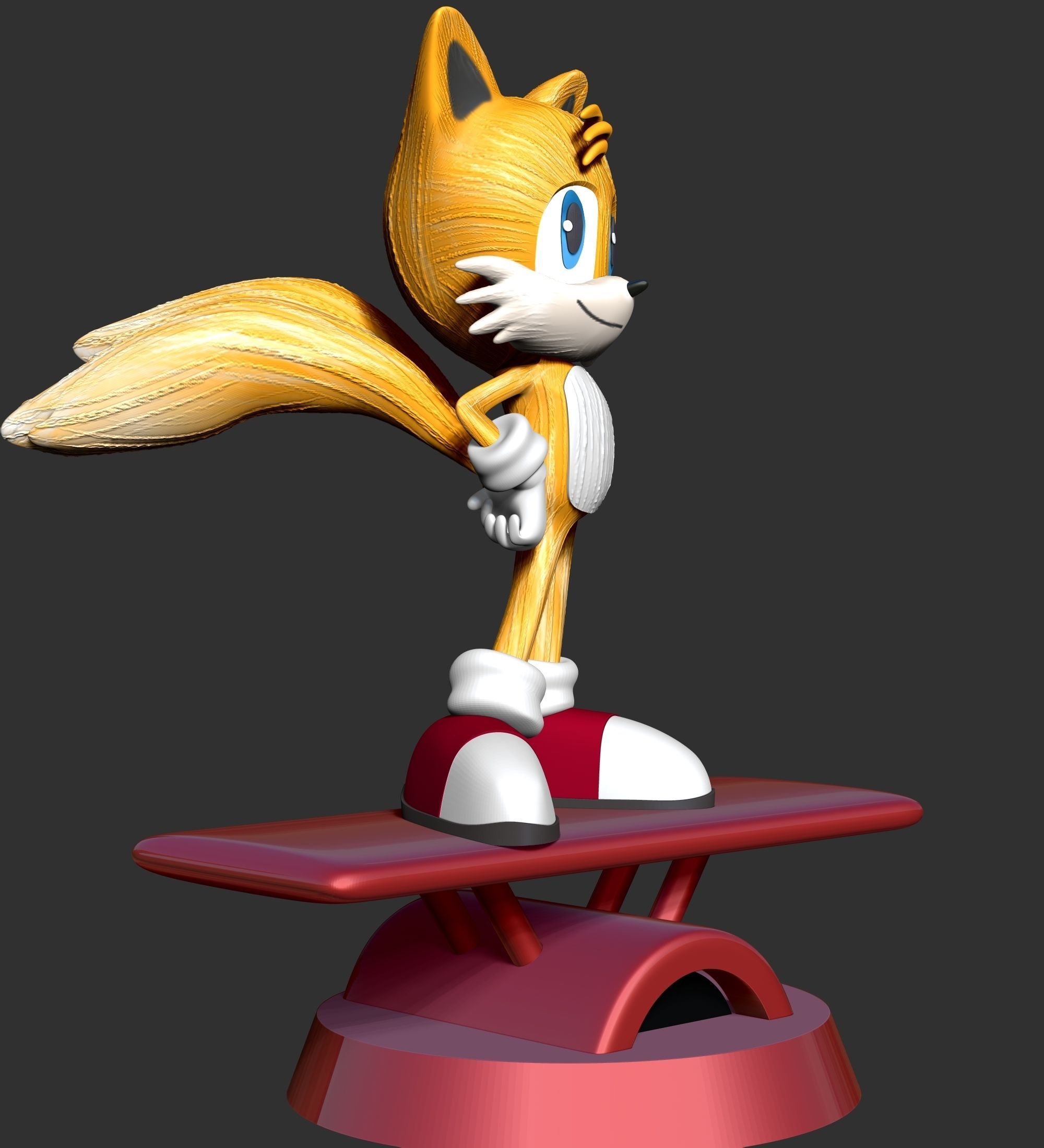 Tails- Sonic the Hedgehog 2 Fanart 3D model 3D printable | CGTrader