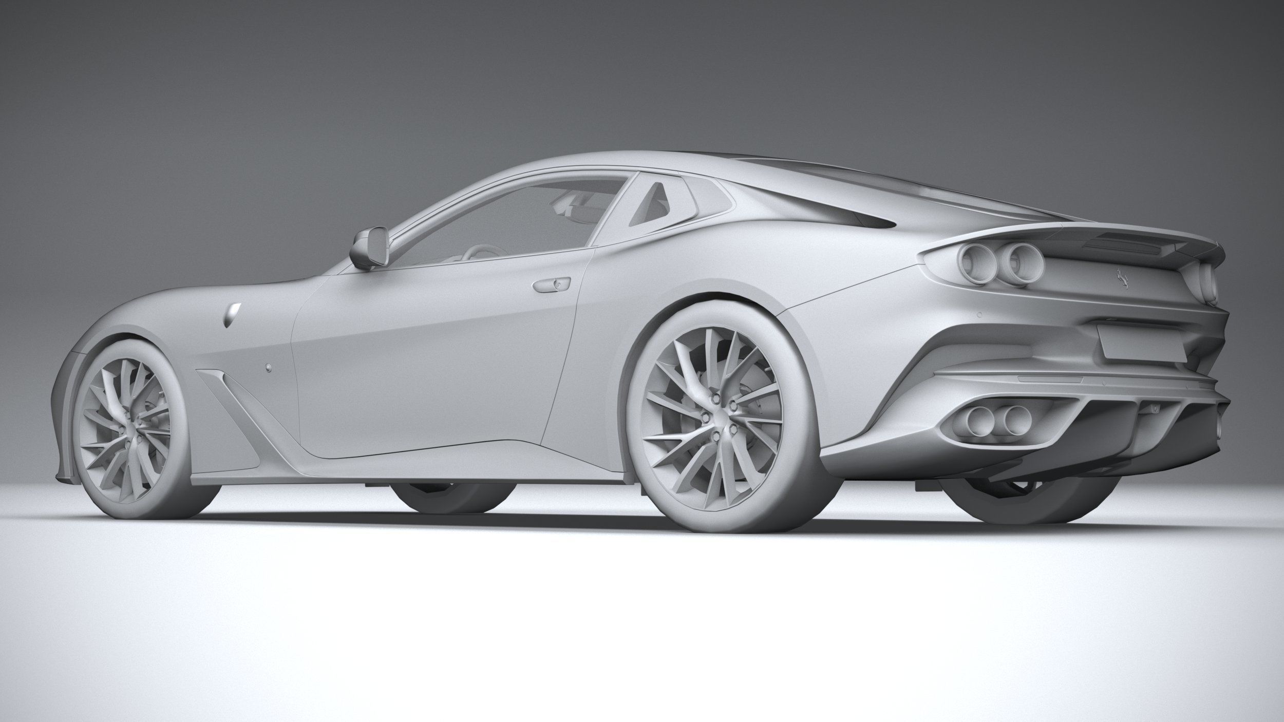 Ferrari BR20 2021 LowPoly 3D model | CGTrader