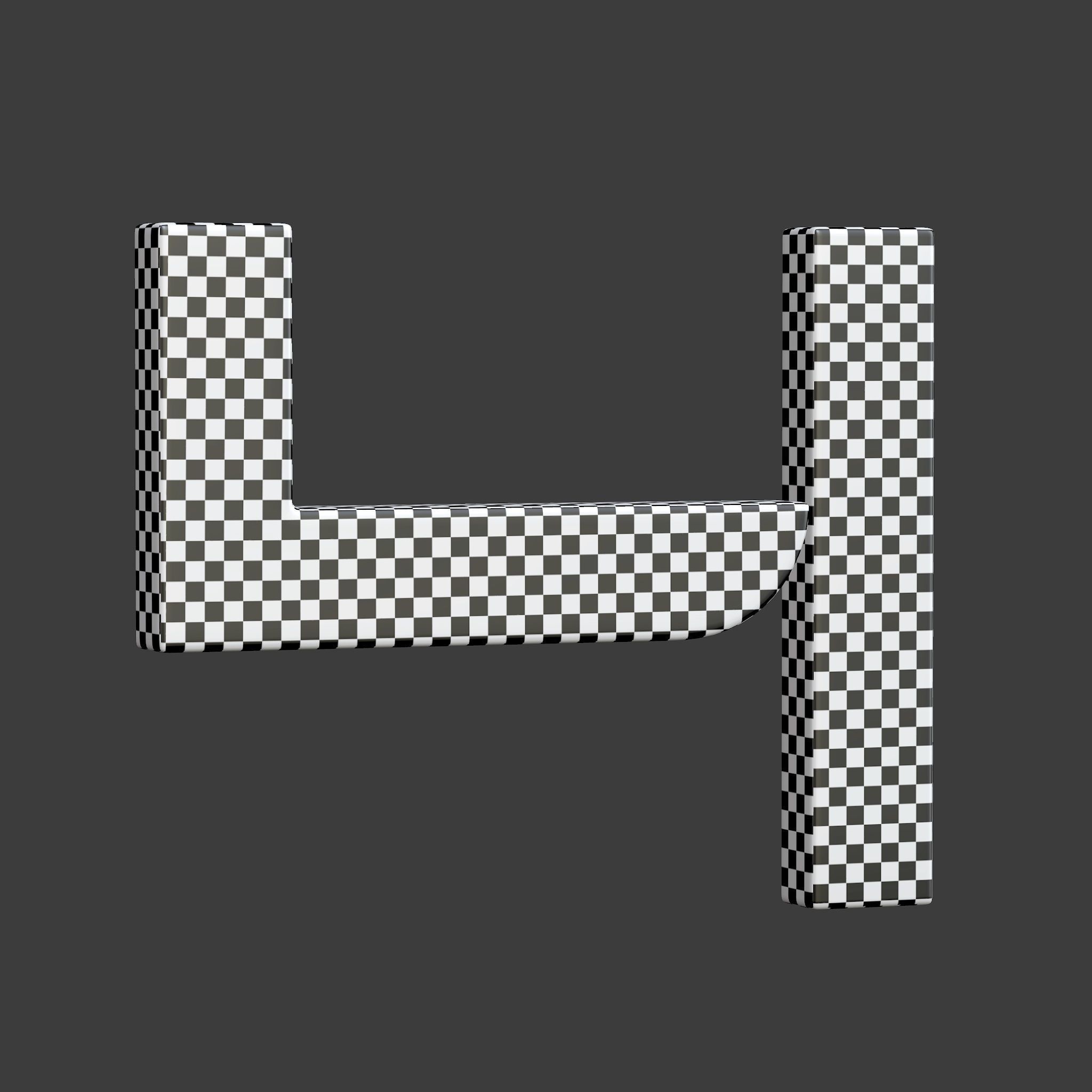 Tesla Alphabet 3D model | CGTrader