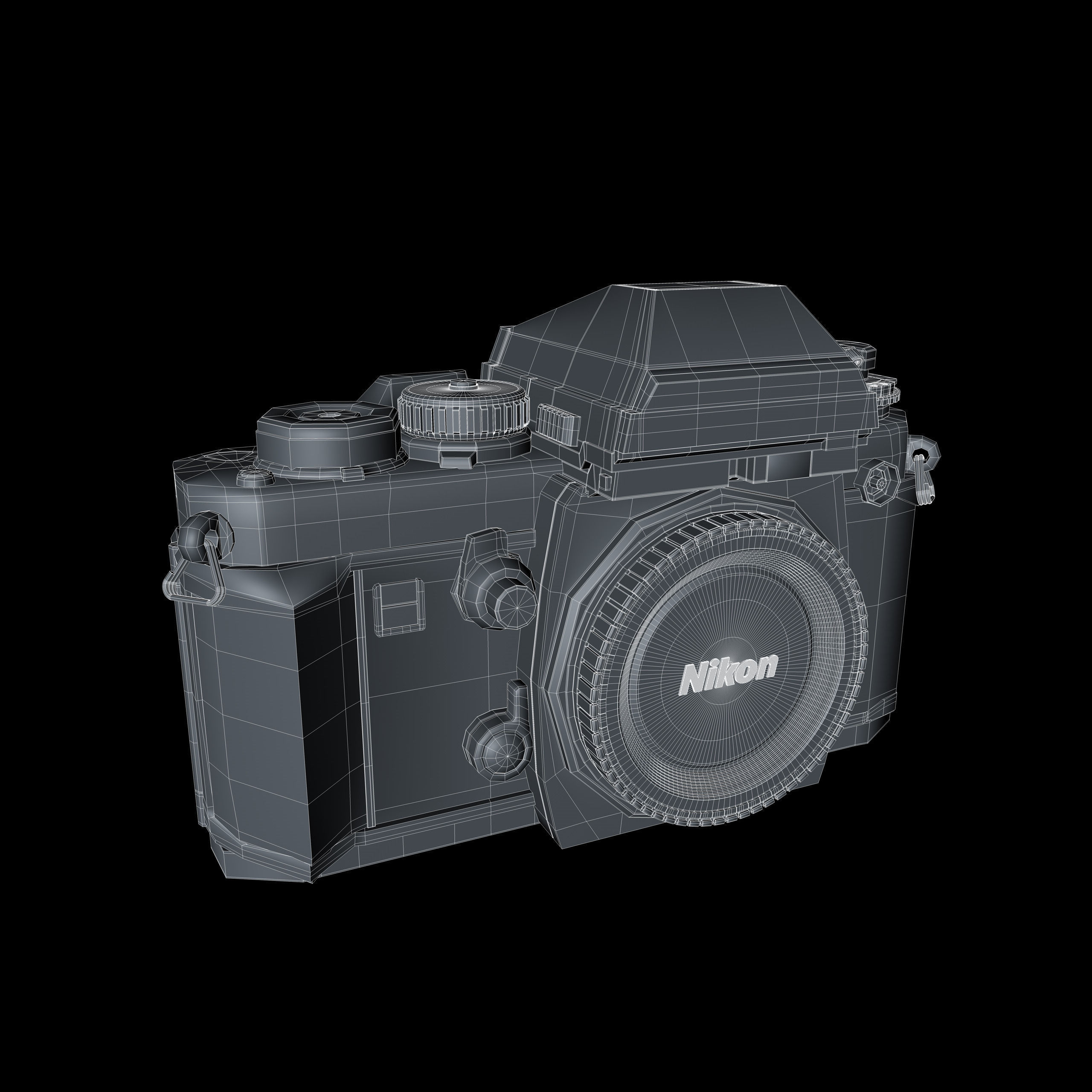 3D model Nikon F3 camera VR / AR / low-poly | CGTrader