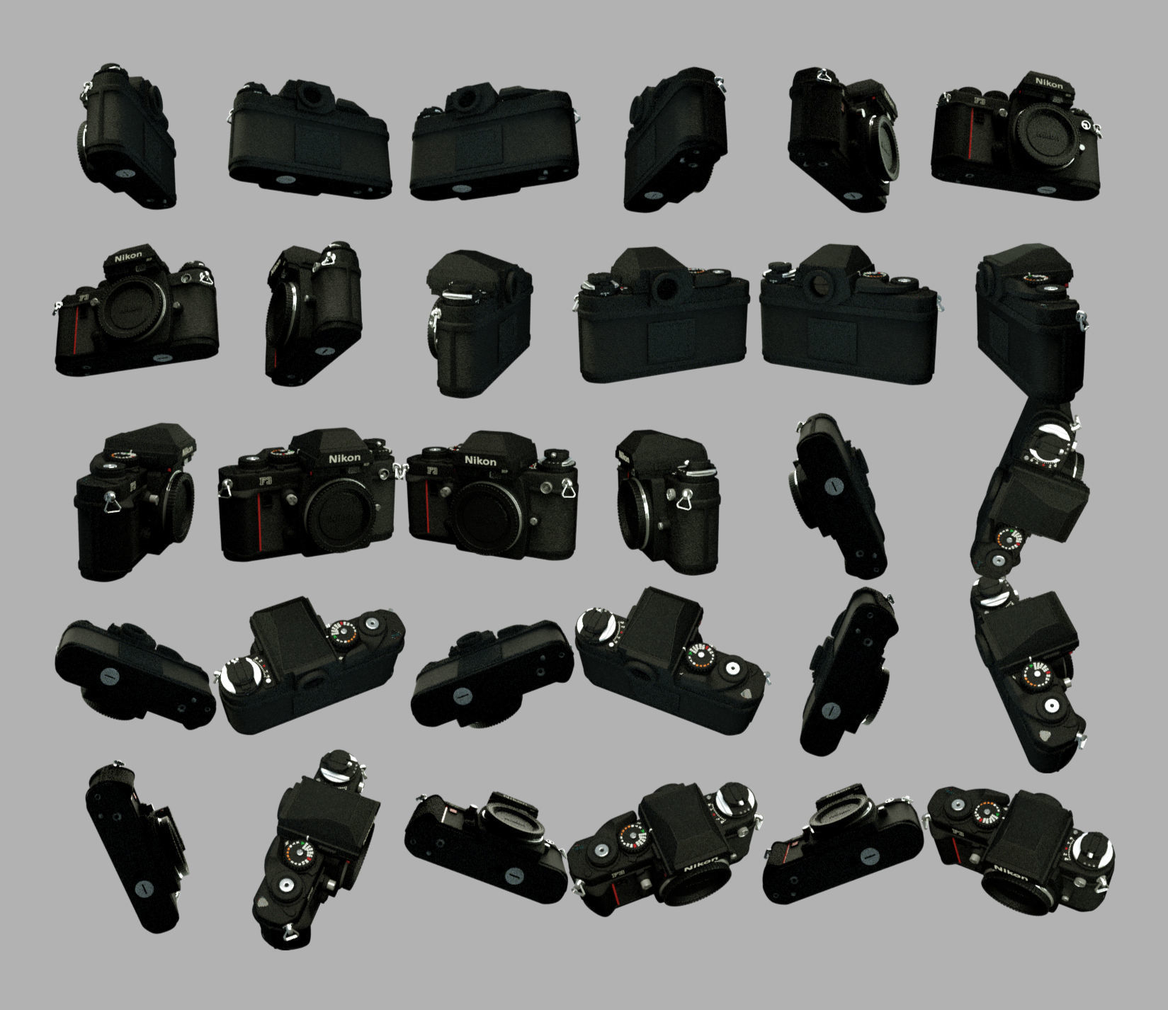 3D model Nikon F3 camera VR / AR / low-poly | CGTrader