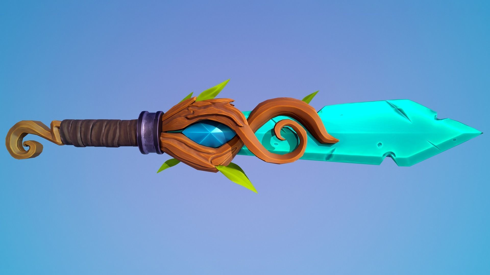 3D model Stylized Elemental Dagger VR / AR / low-poly | CGTrader