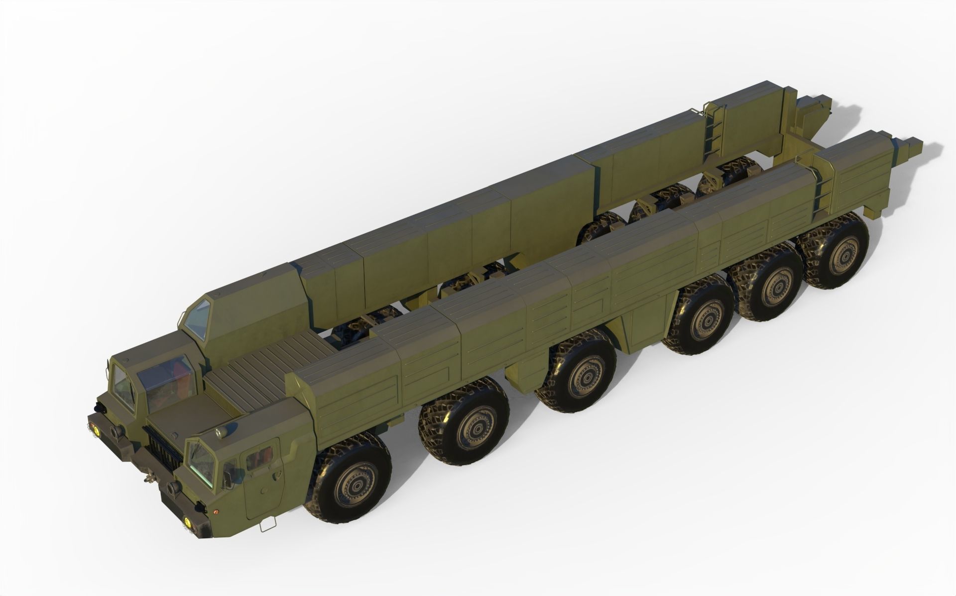 Musudan missile launcher 3D model | CGTrader