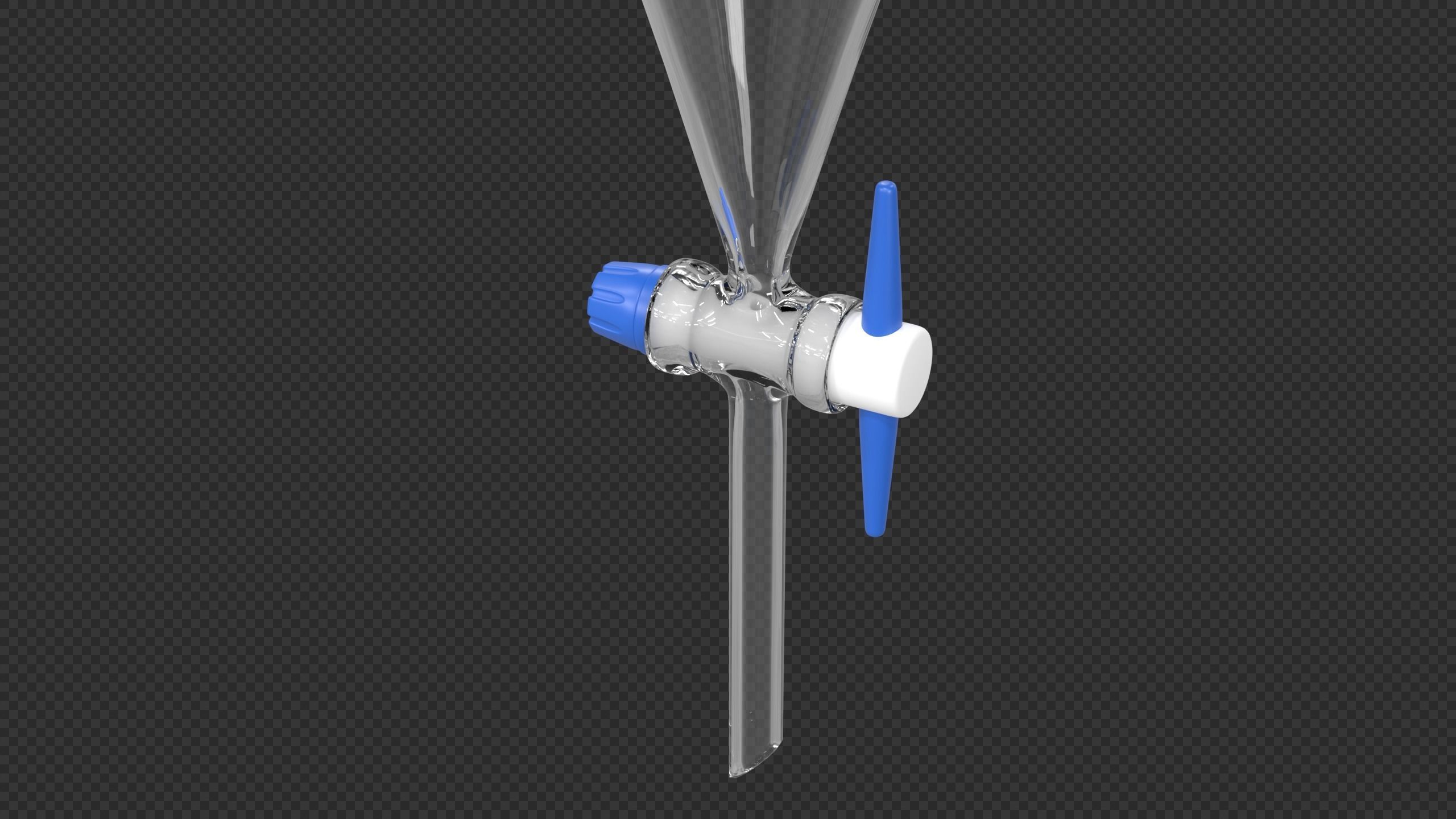 Separatory Funnel 3D model | CGTrader