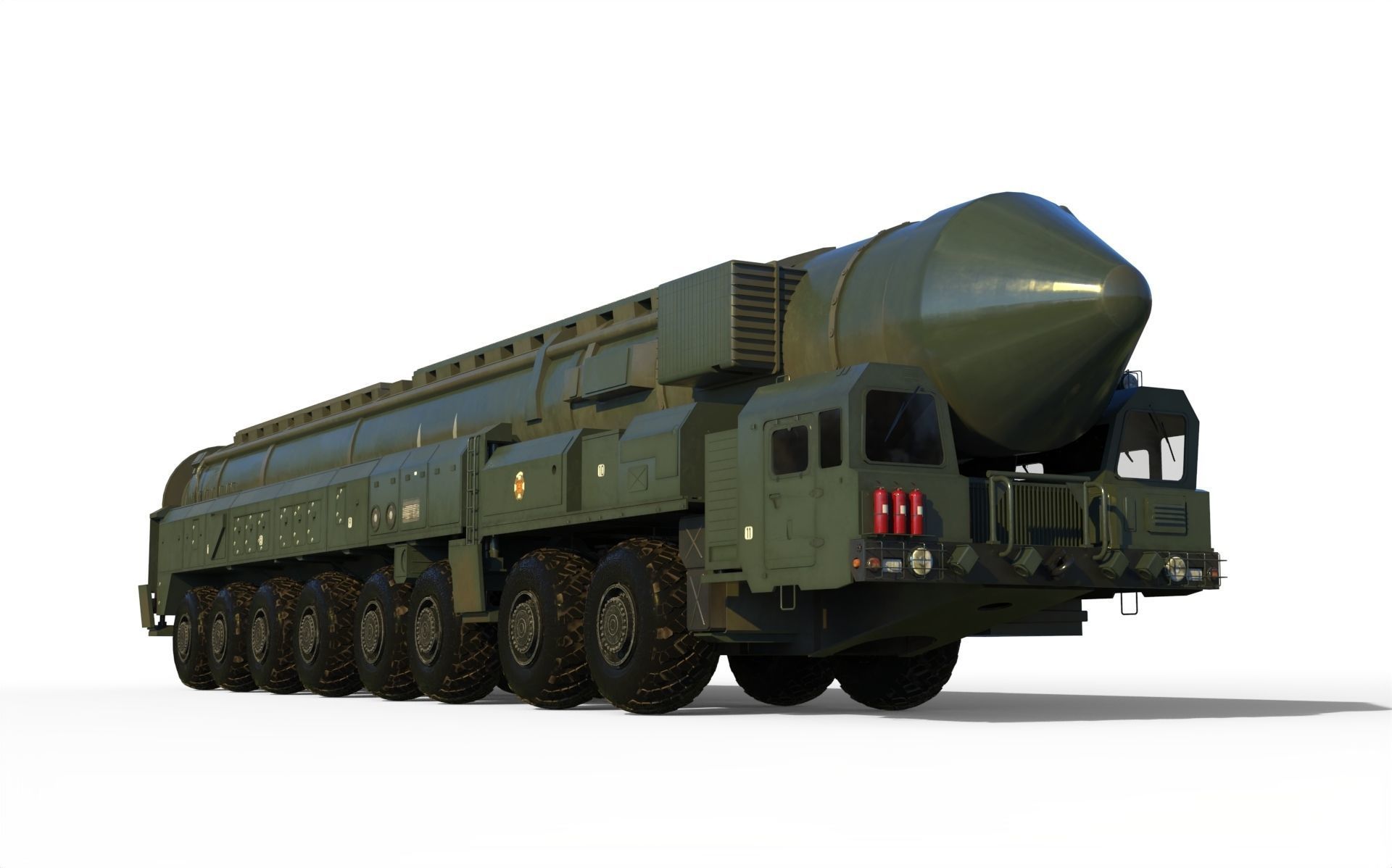 Topol M SS-27 Rs24 Yars SS-29 3D model | CGTrader