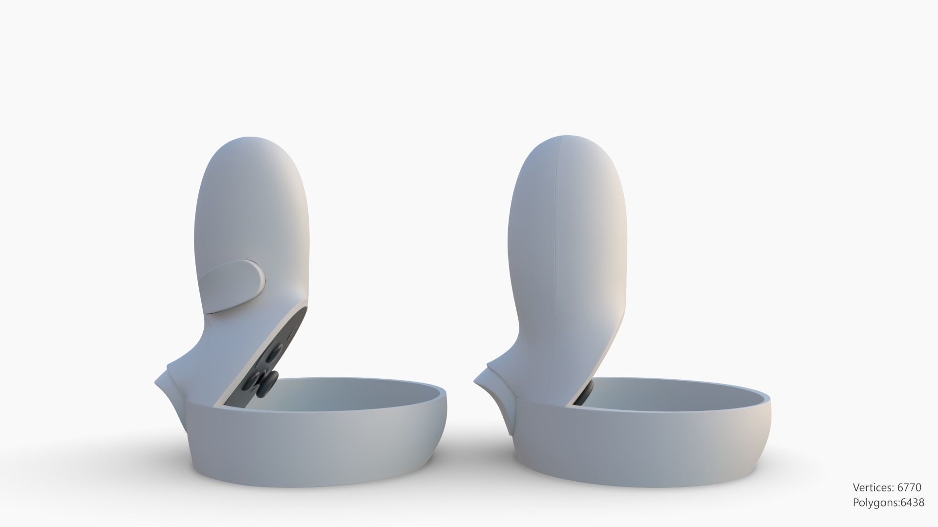 Oculus Quest Controller 3D model rigged | CGTrader