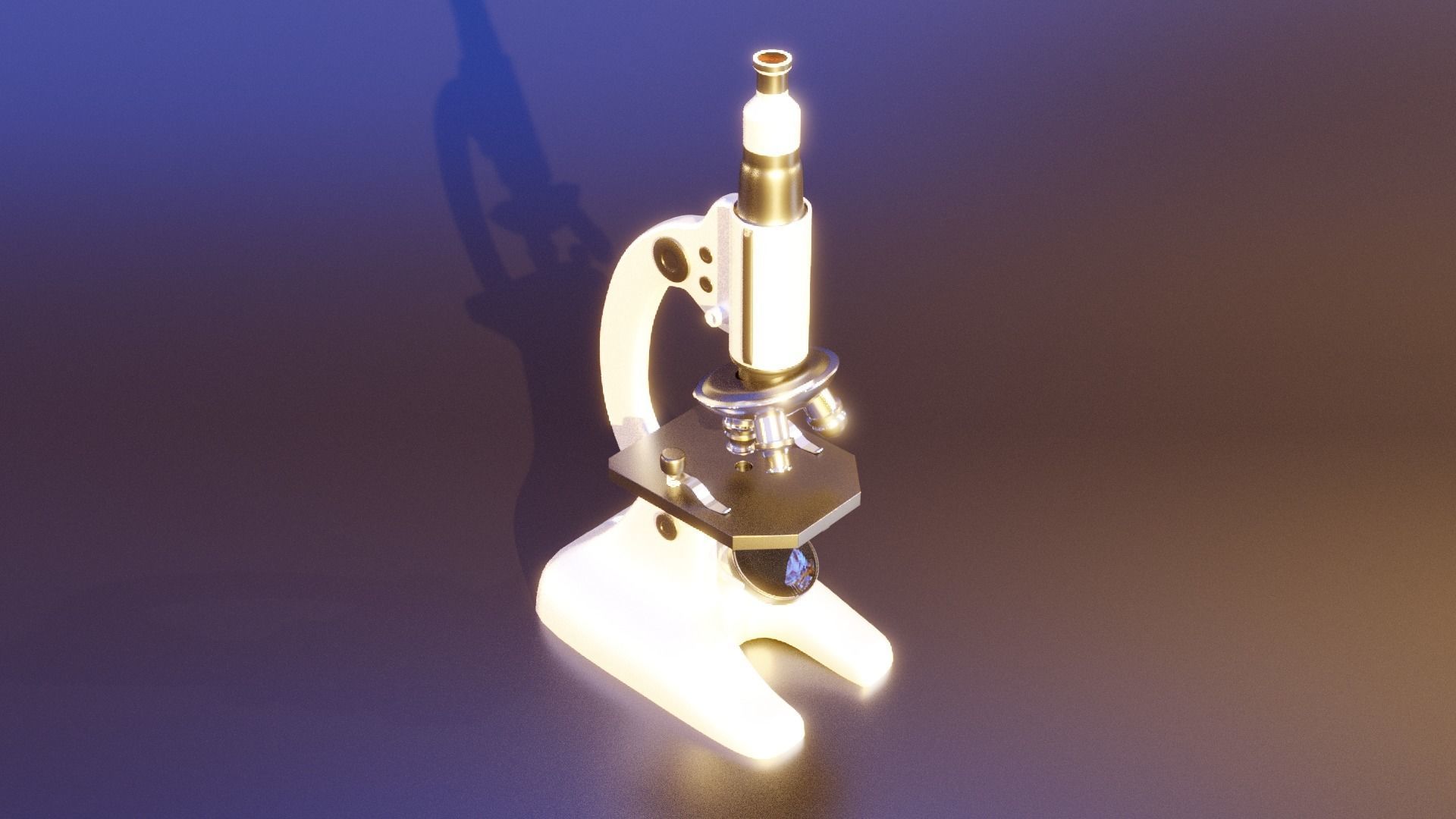 light microscope free 3D model | CGTrader