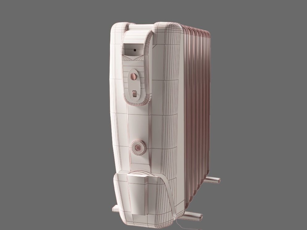Electric Heater Calefactor Electrico 3D model | CGTrader