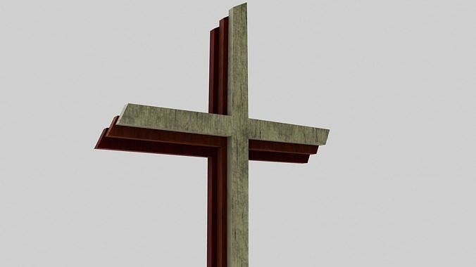 3D model Triple Cross VR / AR / low-poly | CGTrader