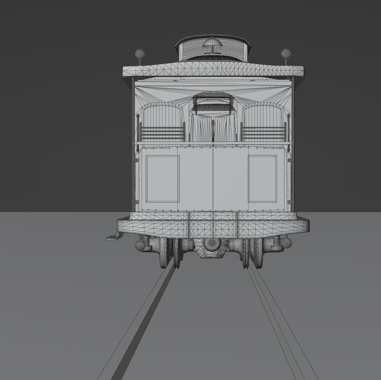 Cable Car San Francisco 3D model | CGTrader