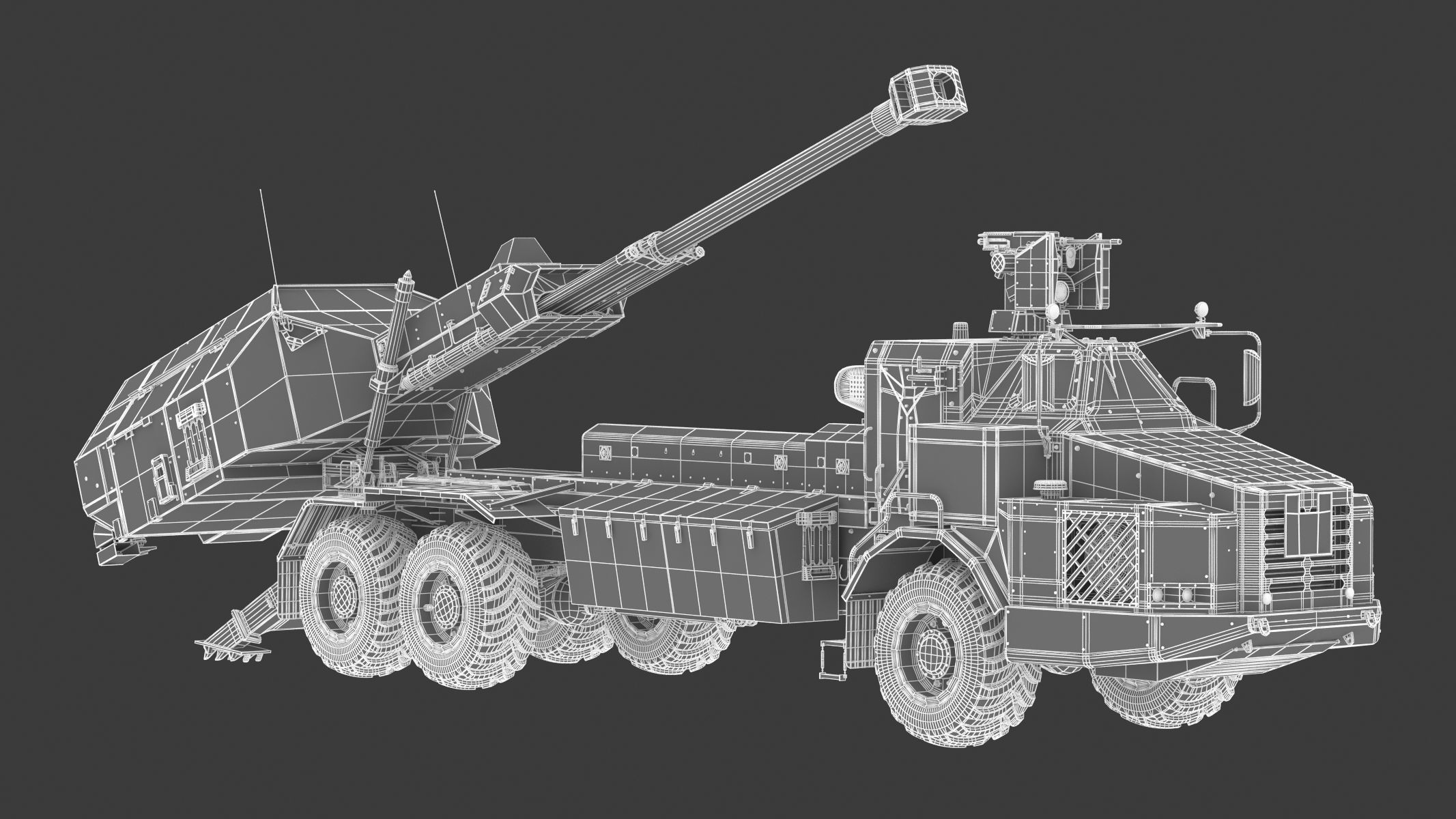 Archer Artillery System 3D model | CGTrader