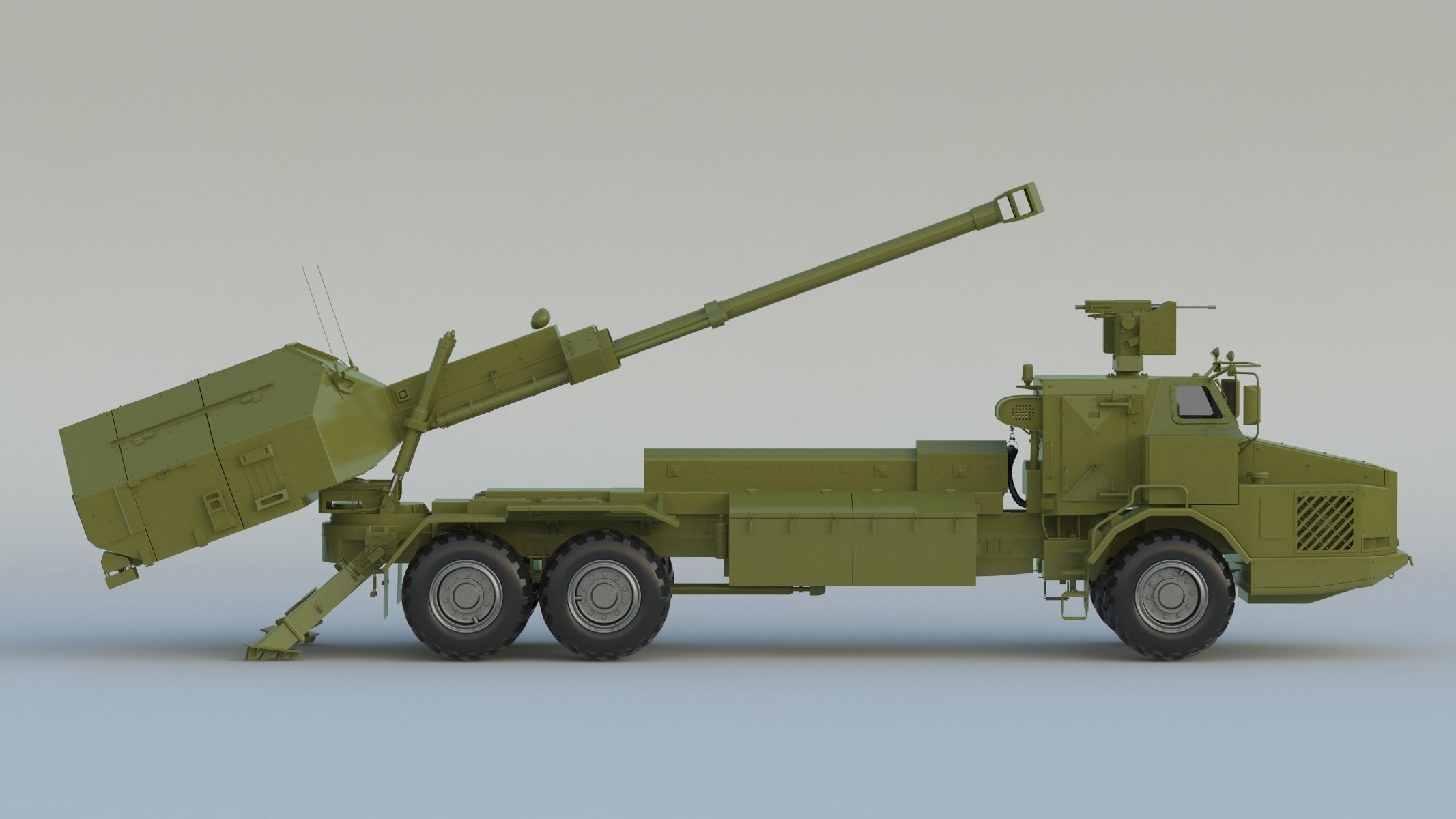 Archer Artillery System 3D model | CGTrader