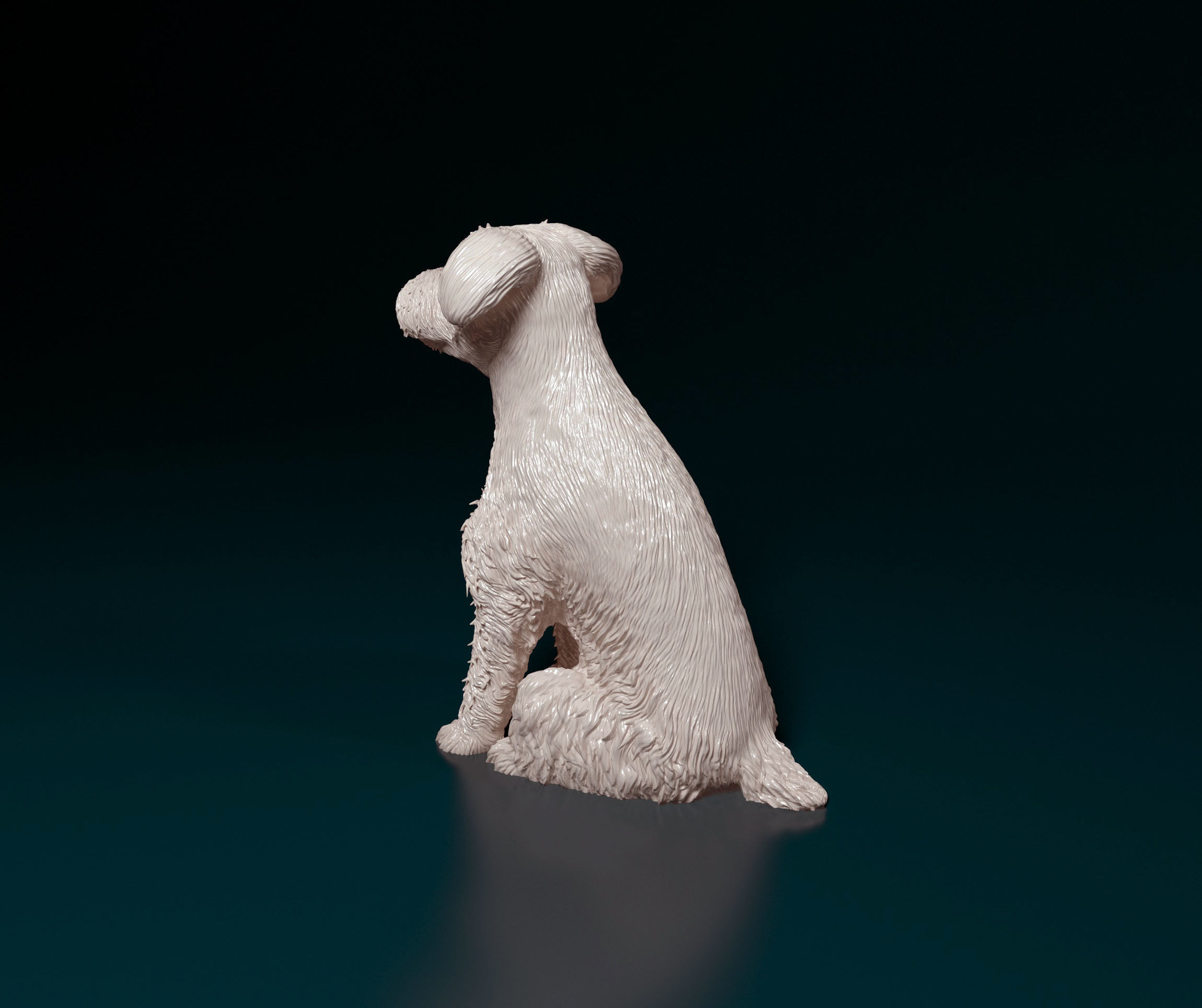 Schnauzer dog 3D model 3D printable | CGTrader