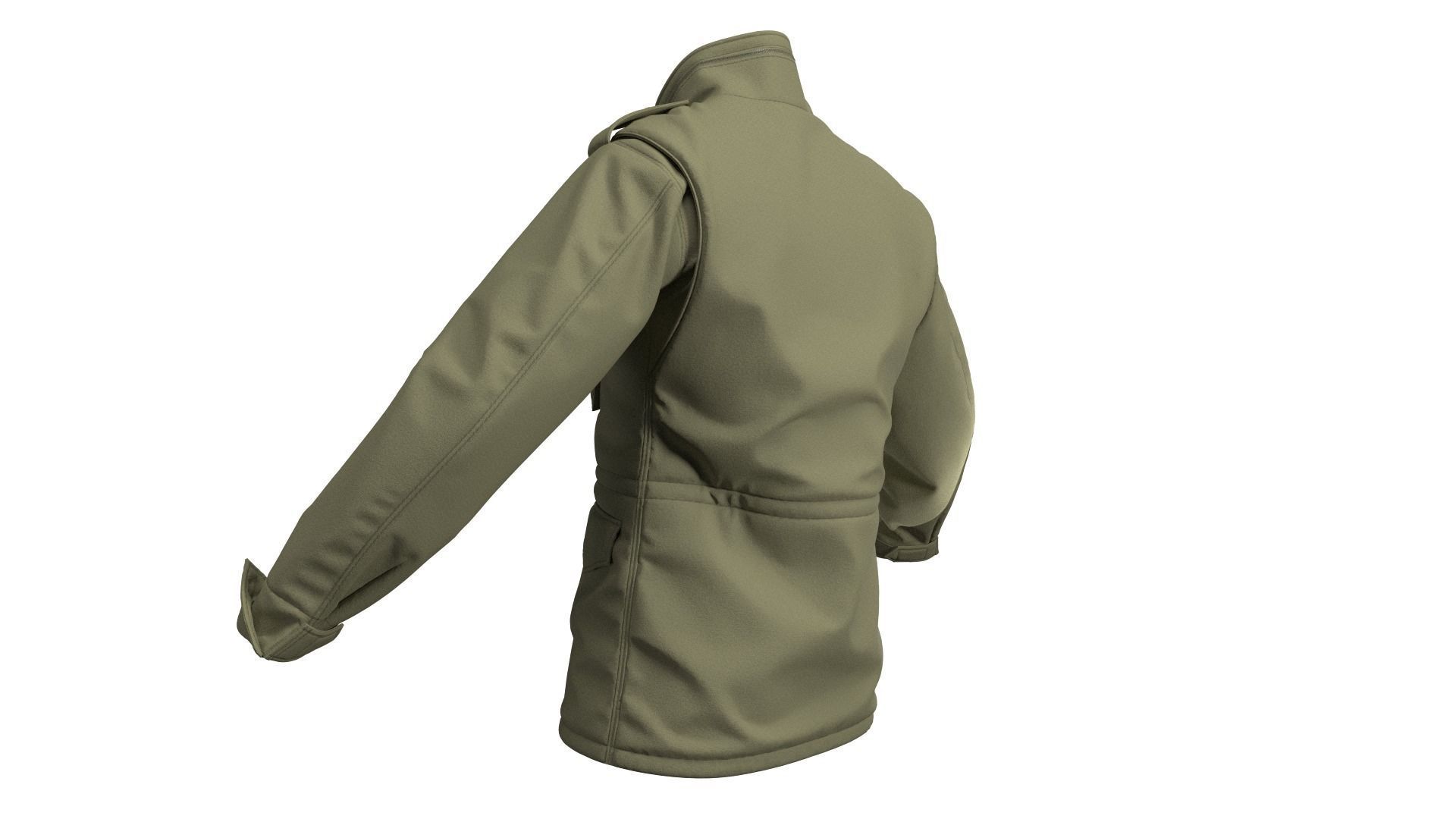 M65 Military Jacket - Marvelous Designer 3D model | CGTrader