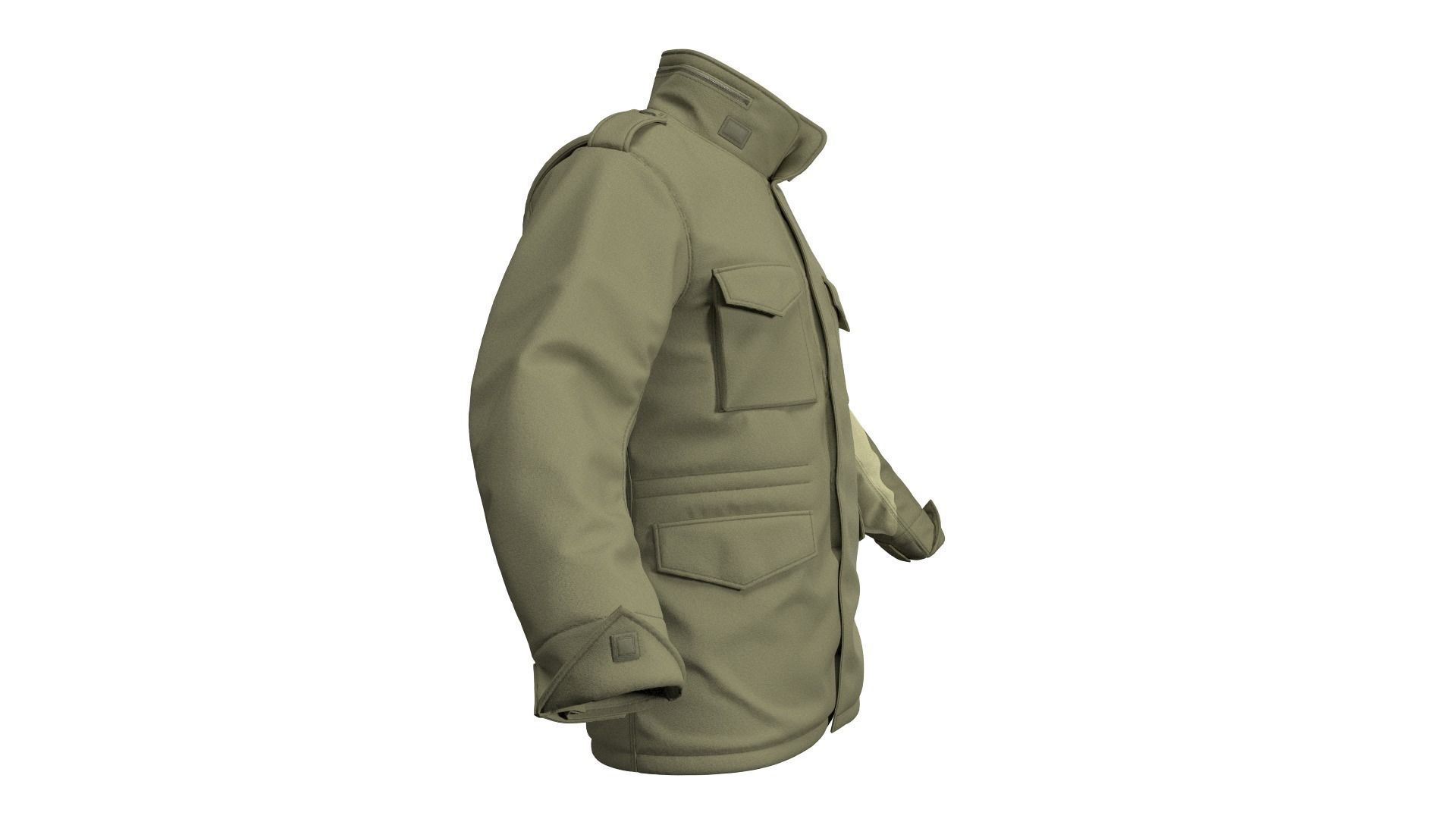 M65 Military Jacket - Marvelous Designer 3D model | CGTrader