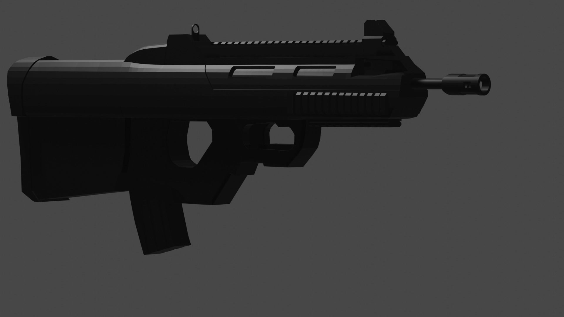3D model Lowpoly F2000 model gun VR / AR / low-poly | CGTrader
