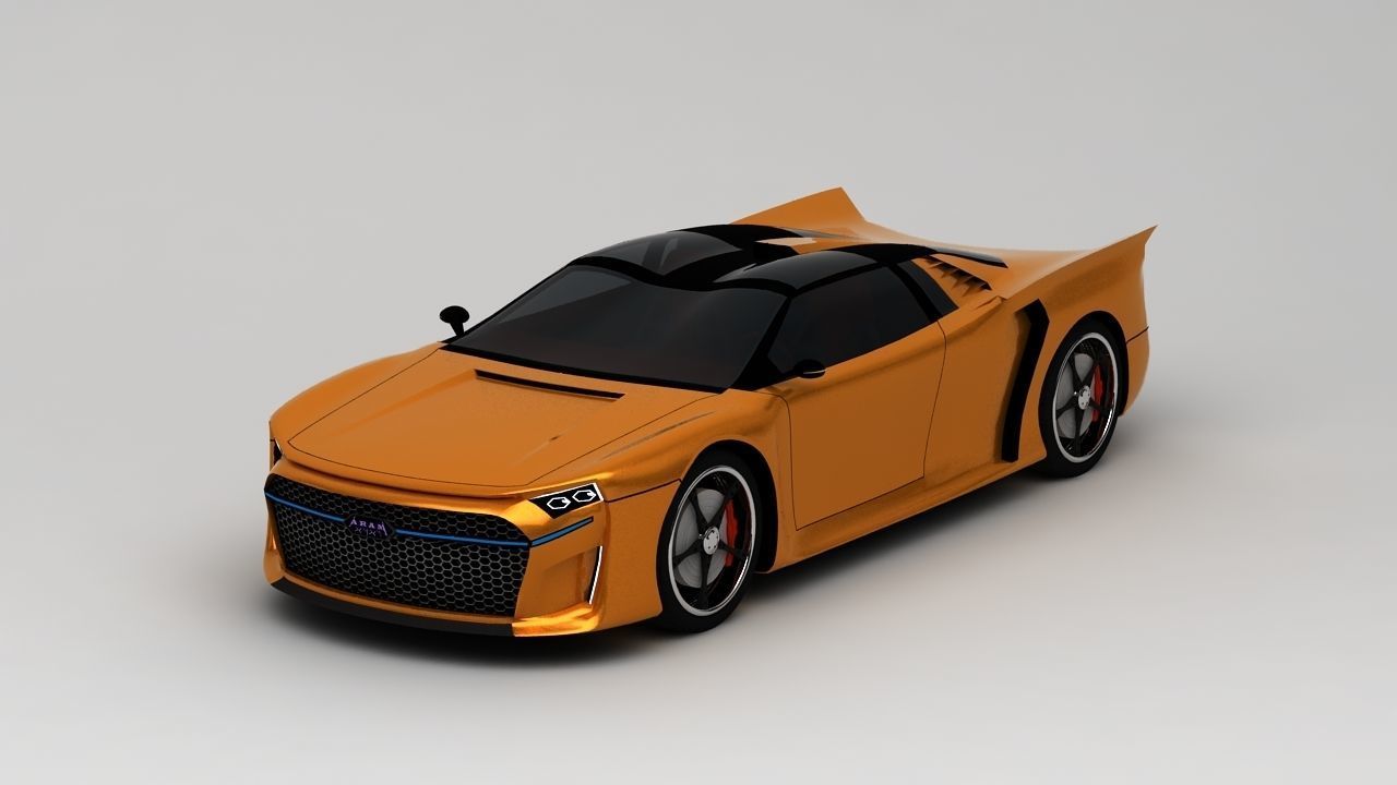 ARAM F-TYPE free 3D model | CGTrader