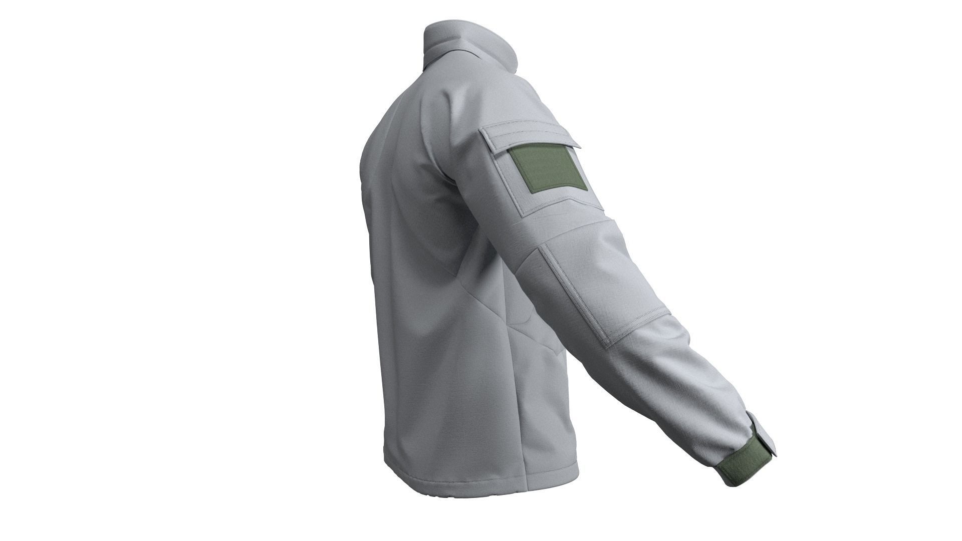Military Jacket SoftShell PCU Level 5 - Marvelous Designer 3D model ...