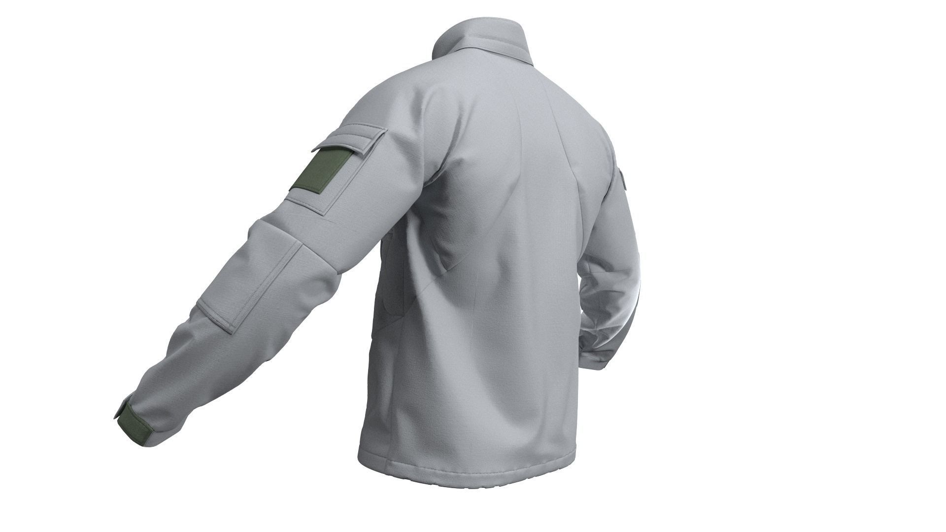 Military Jacket SoftShell PCU Level 5 - Marvelous Designer 3D model ...