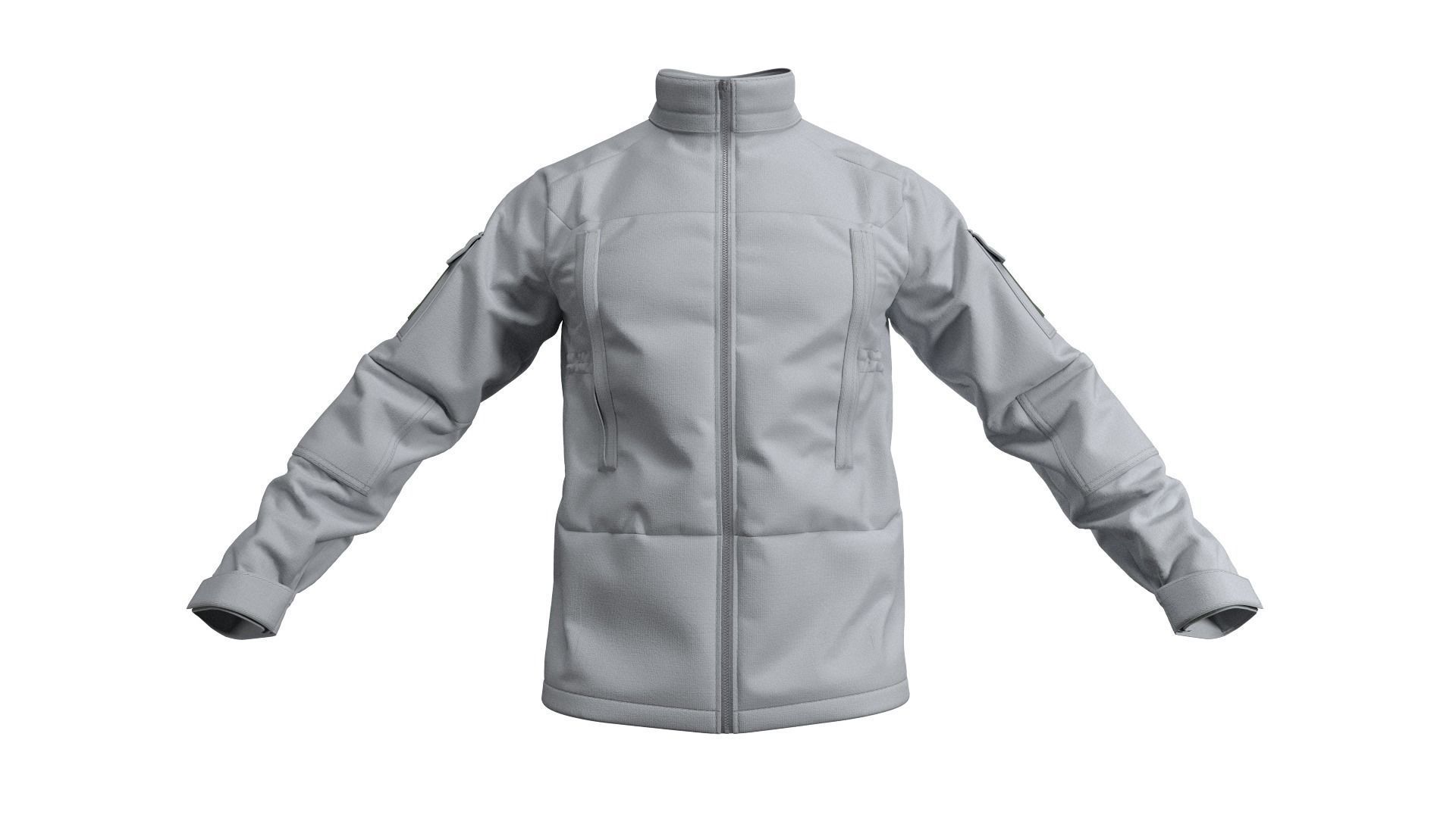 Military Jacket SoftShell PCU Level 5 - Marvelous Designer 3D model ...