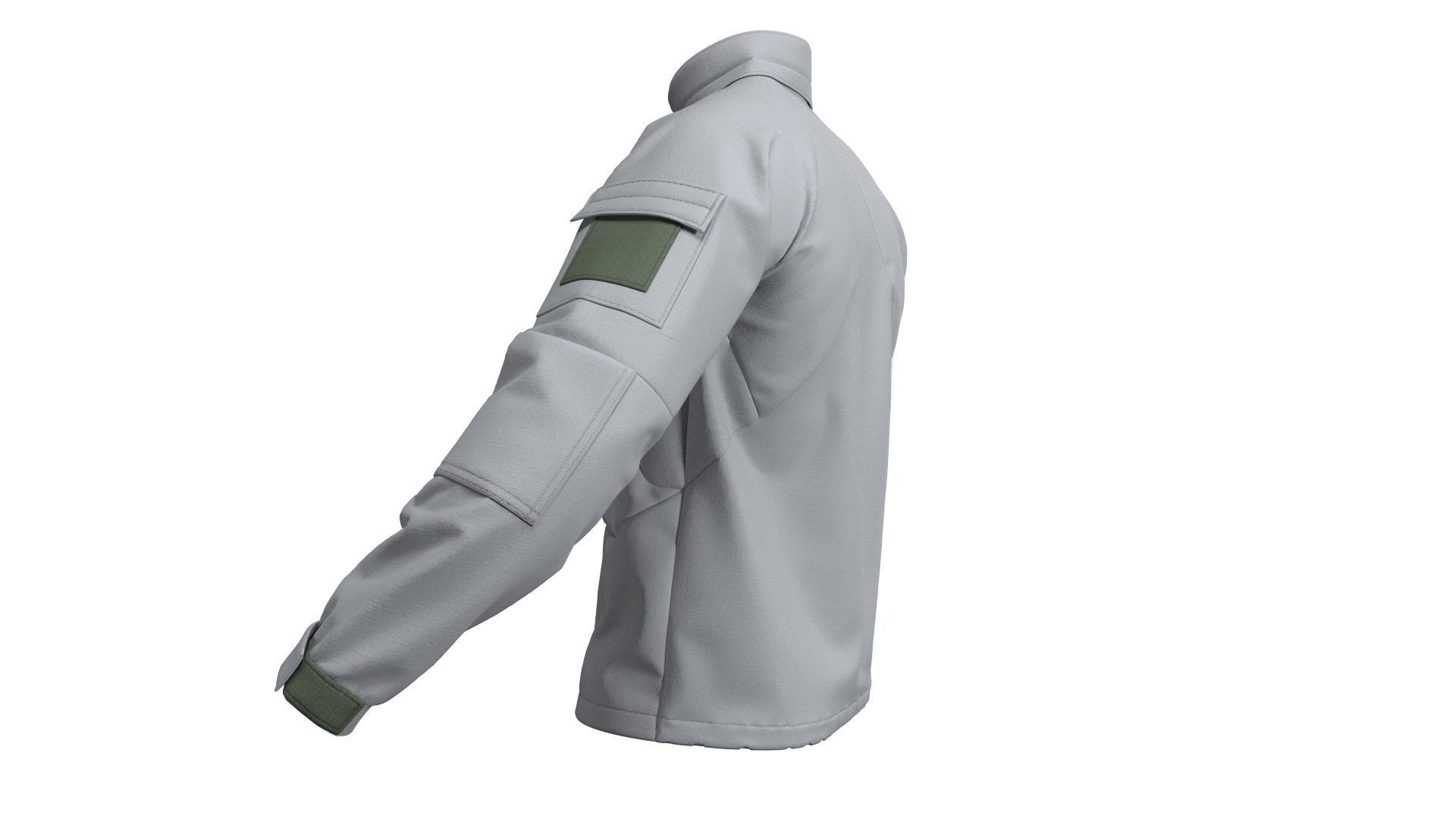 Military Jacket SoftShell PCU Level 5 - Marvelous Designer 3D model ...