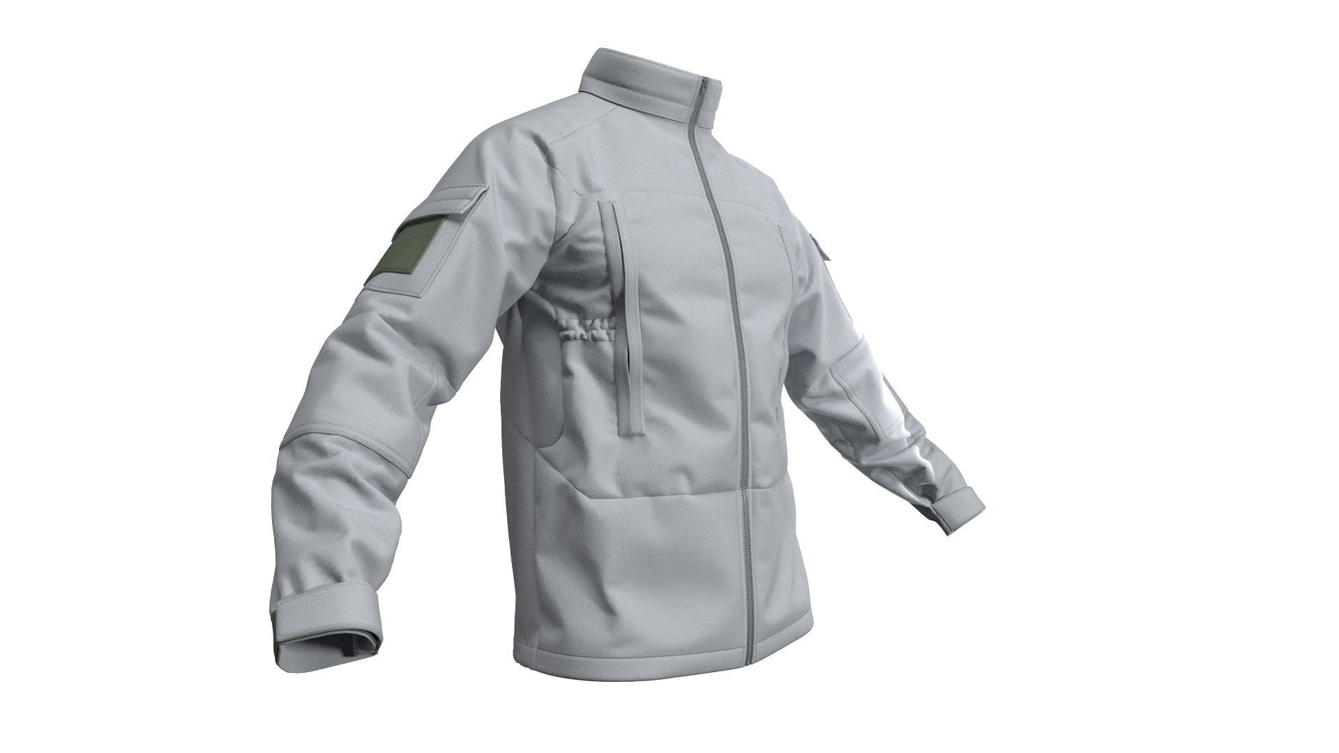 Military Jacket SoftShell PCU Level 5 - Marvelous Designer 3D model ...