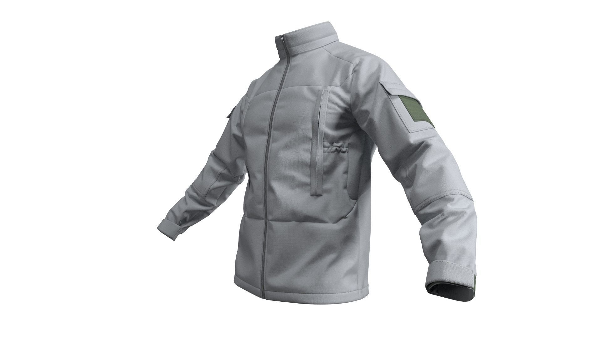 Military Jacket SoftShell PCU Level 5 - Marvelous Designer 3D model ...