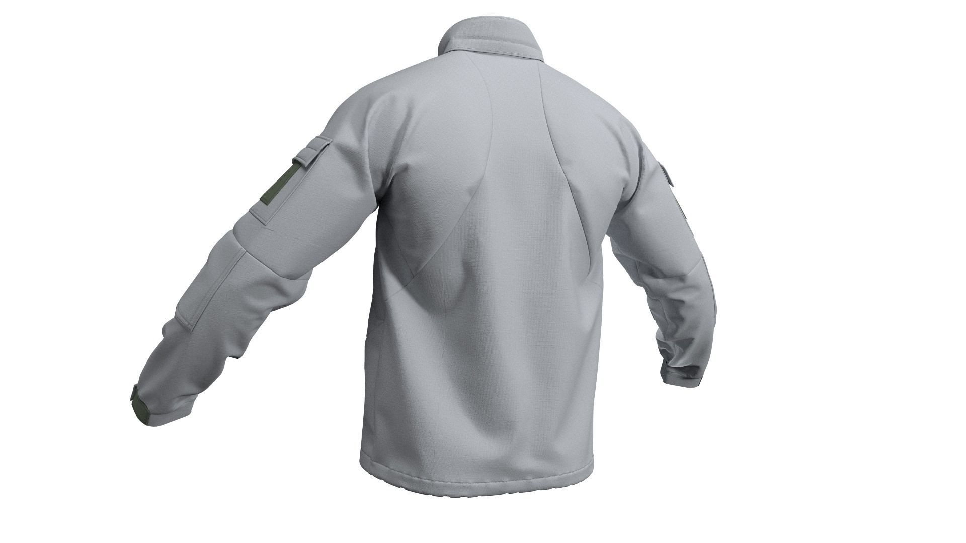 Military Jacket SoftShell PCU Level 5 - Marvelous Designer 3D model ...