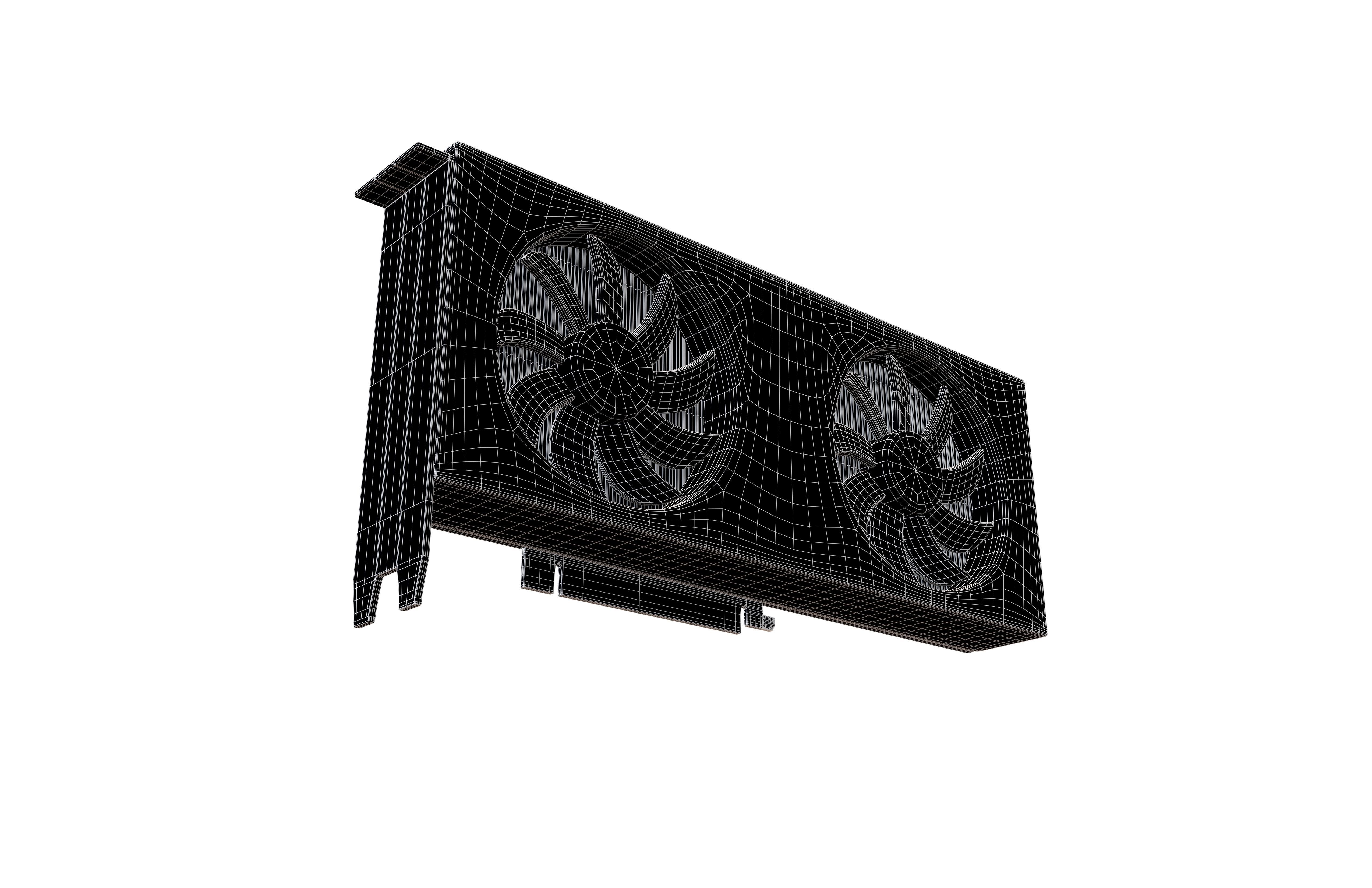 3D model Cartoon Nvidia RTX Graphics Card v1 001 VR / AR / low-poly ...