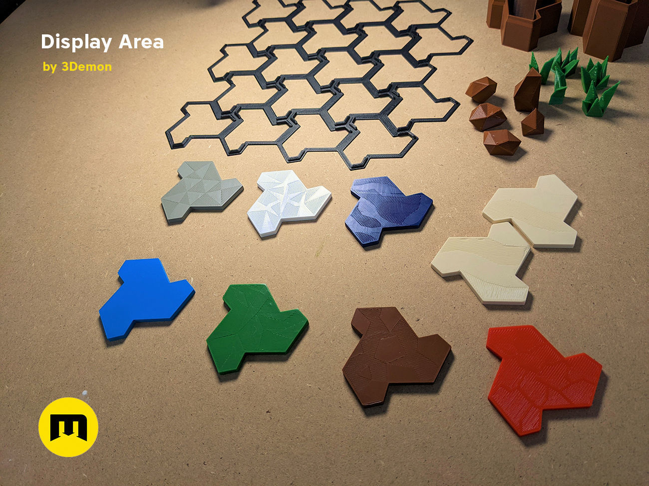 Display Area Building Blocks free 3D model 3D printable | CGTrader