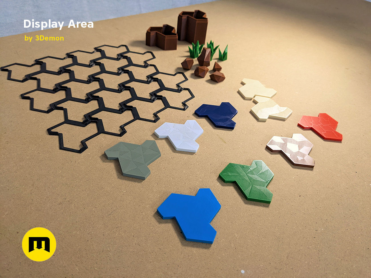 Display Area Building Blocks free 3D model 3D printable | CGTrader