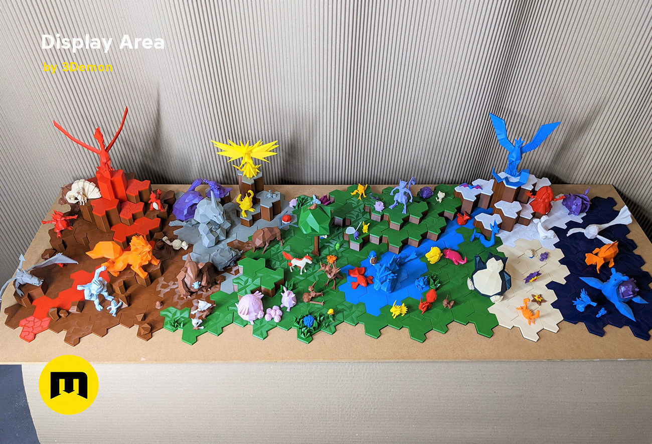 Display Area Building Blocks free 3D model 3D printable | CGTrader