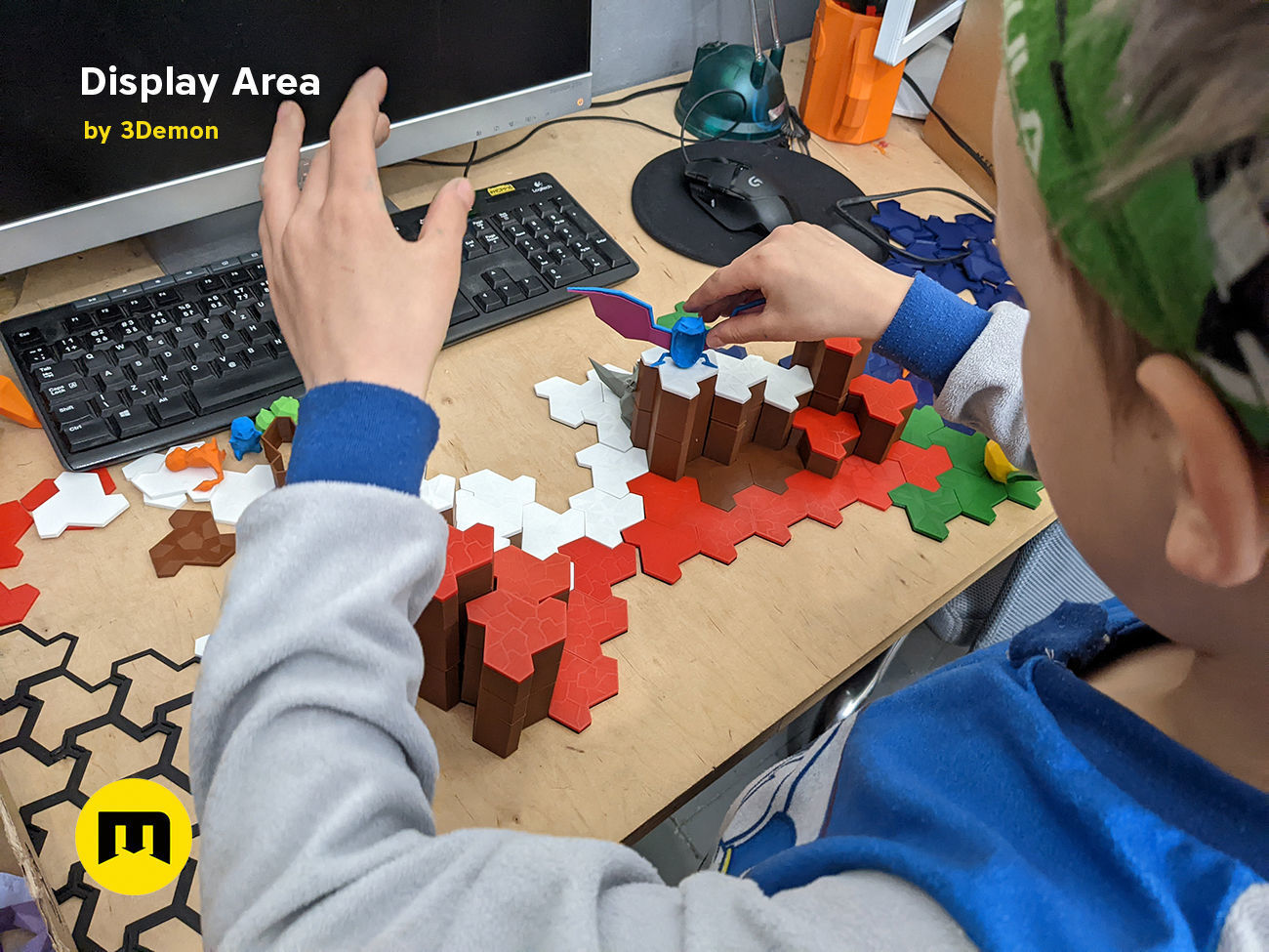 Display Area Building Blocks free 3D model 3D printable | CGTrader