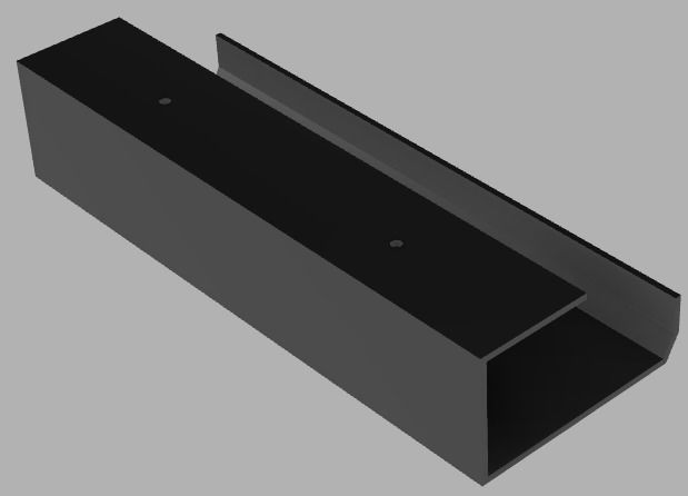 Desk Cable Tray 3D model 3D printable | CGTrader