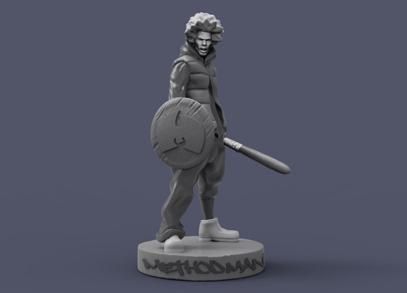 METHODMAN figure holding sword and shield 3D model | CGTrader