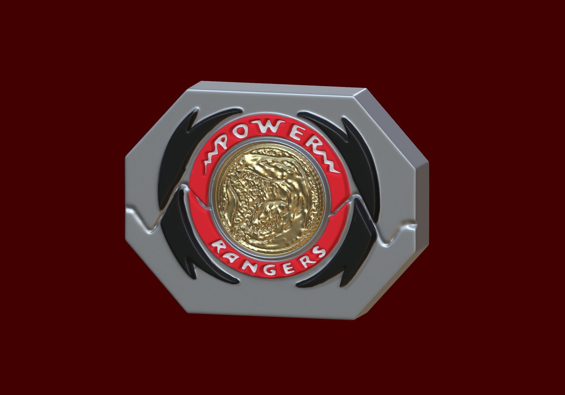 Mighty Morphin Power Rangers Red Ranger Morpher 3D model 3D printable ...